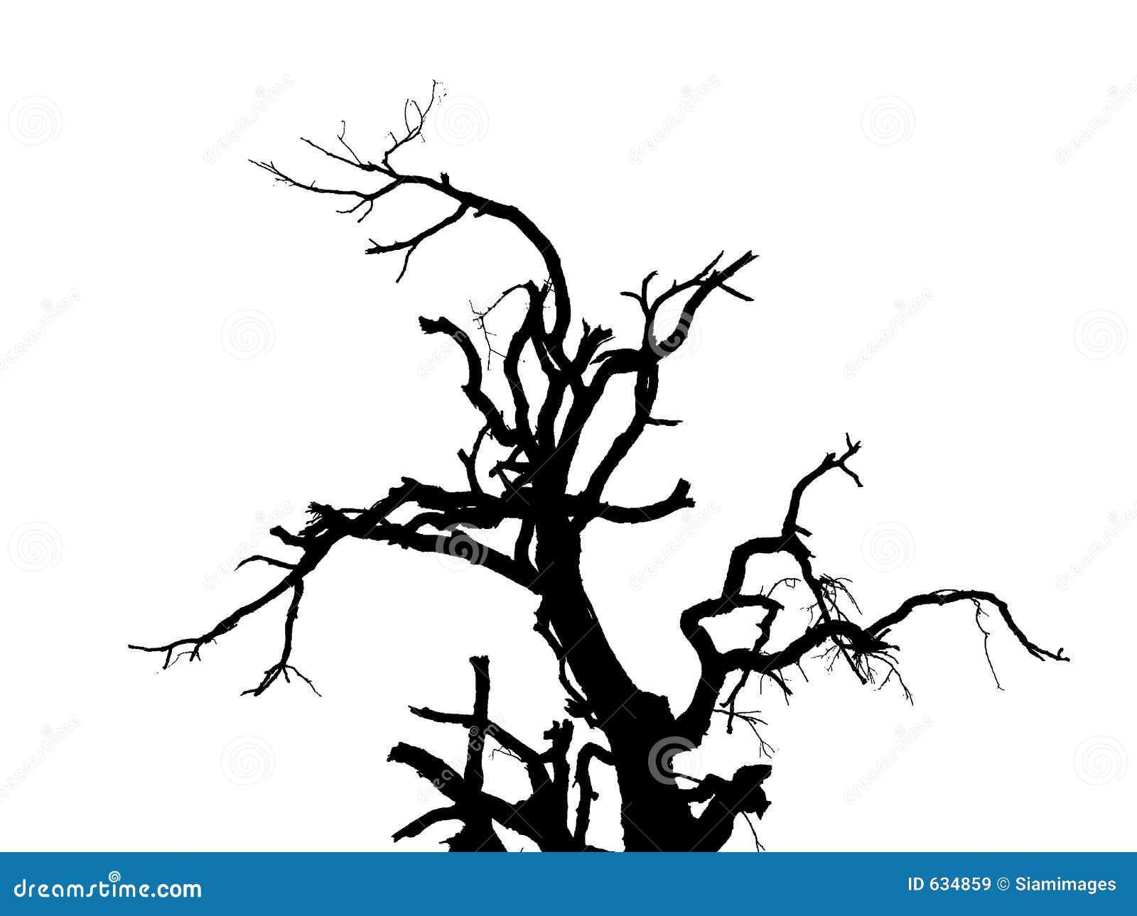 Tree stock illustration. Illustration of death, rotting - 634859