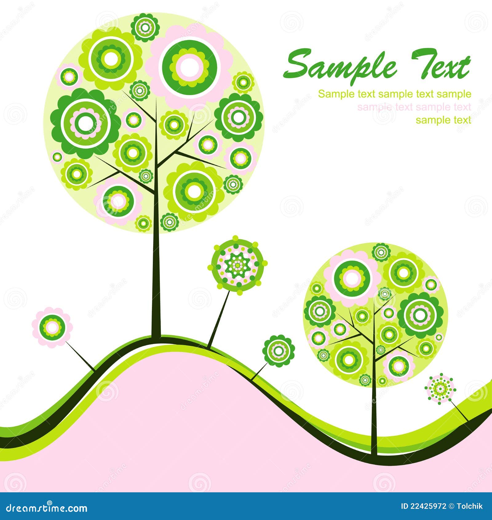 Tree abstract background stock vector. Illustration of elements - 22425972
