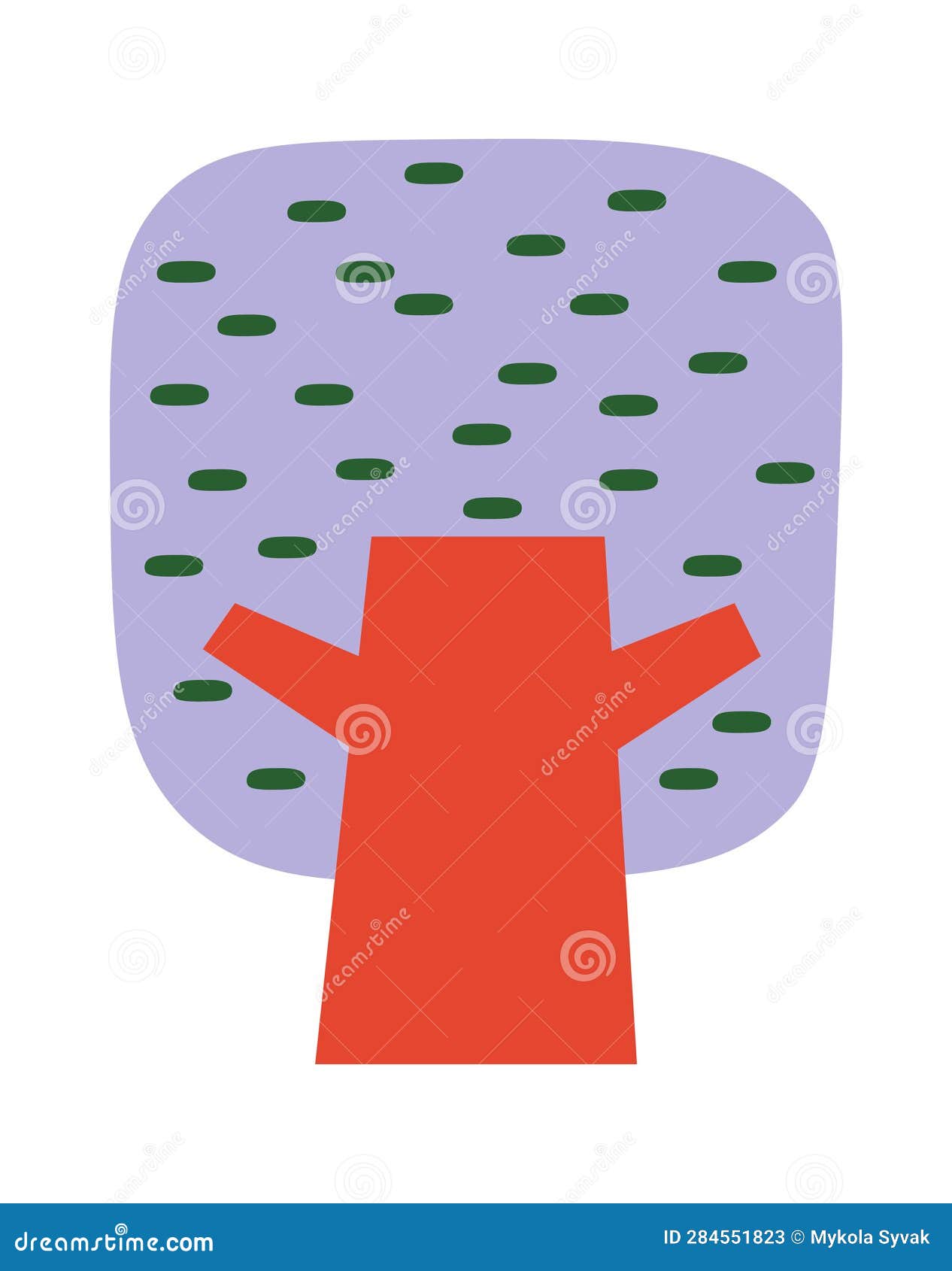 Tree Abstract Plant stock vector. Illustration of nature - 284551823