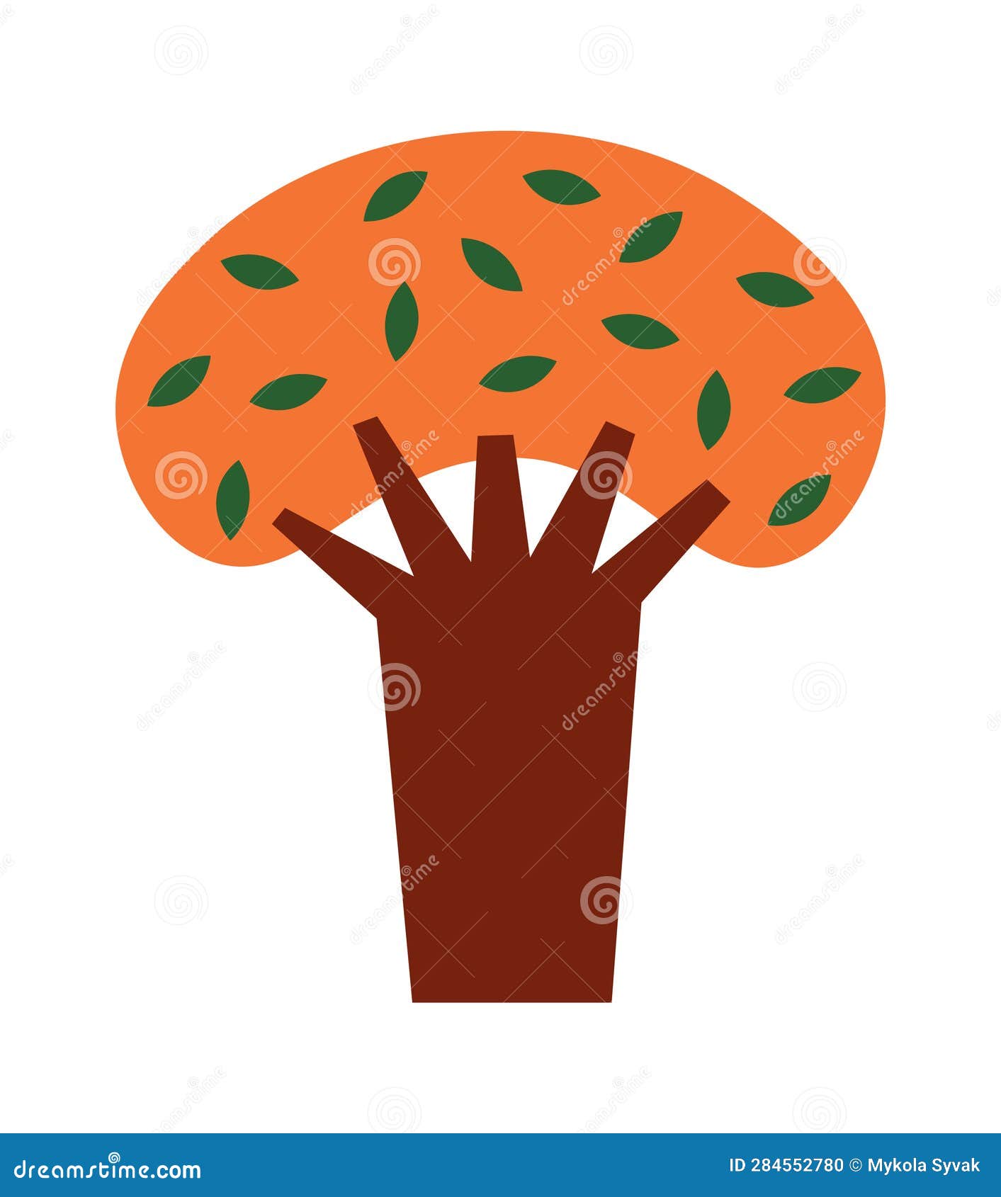 Tree Abstract Plant stock vector. Illustration of modern - 284552780