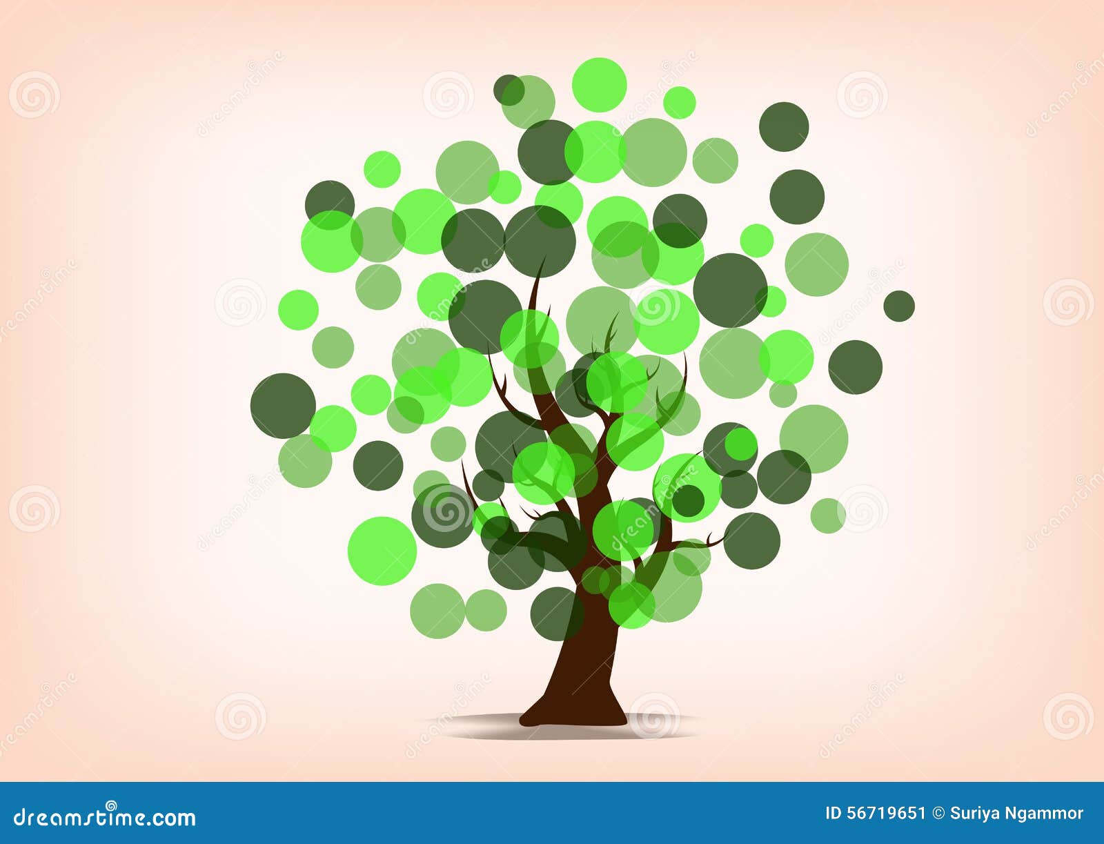 Tree stock vector. Illustration of trees, nature, shape - 56719651