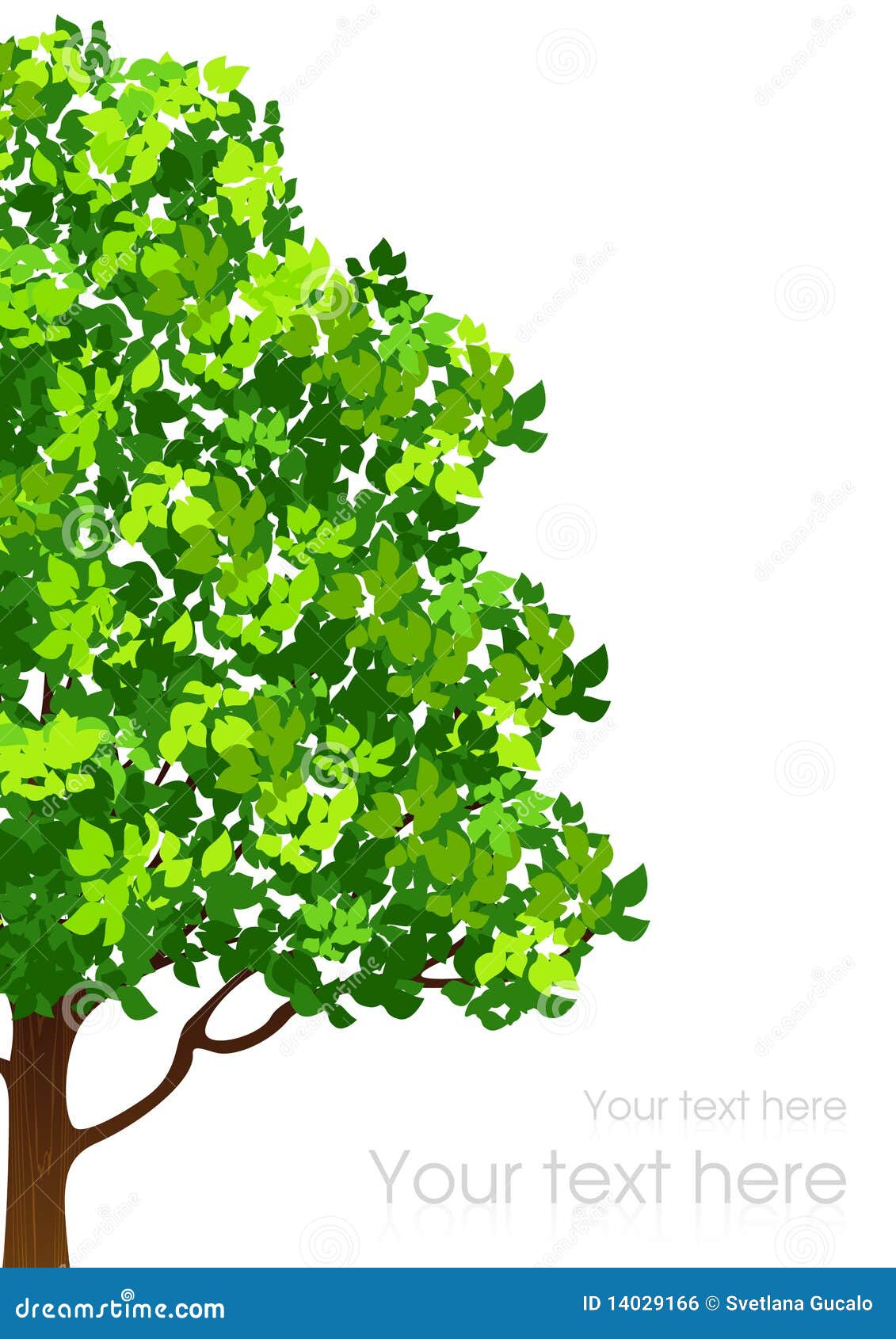 Tree background stock vector. Illustration of background - 14029166