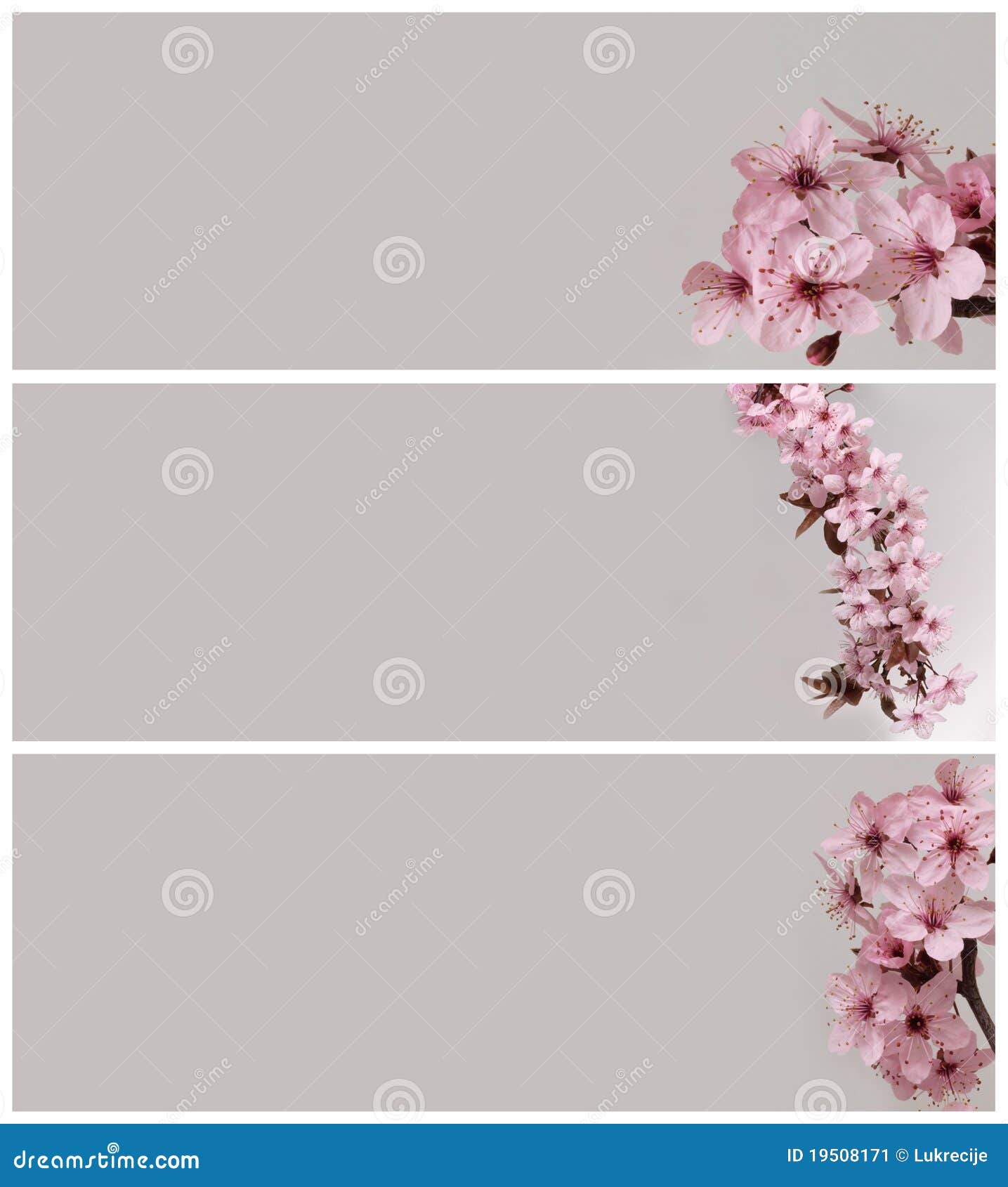 Tree banners stock image. Image of floral, integration - 19508171