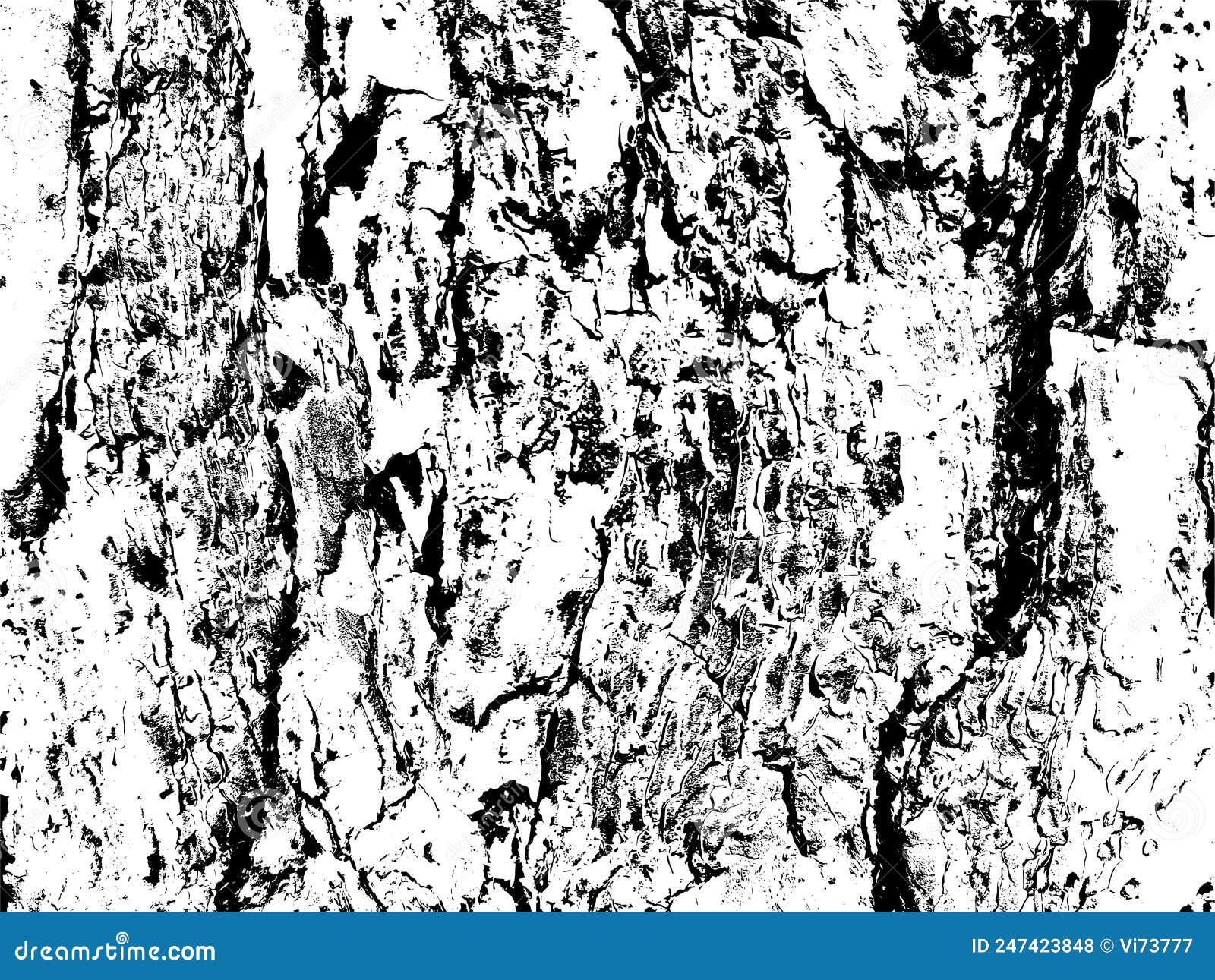 Tree Bark Vector Grunge Texture. Abstract Background. Overlay Template ...