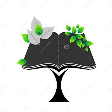 Tree Book icon stock vector. Illustration of blog, environment - 42064496