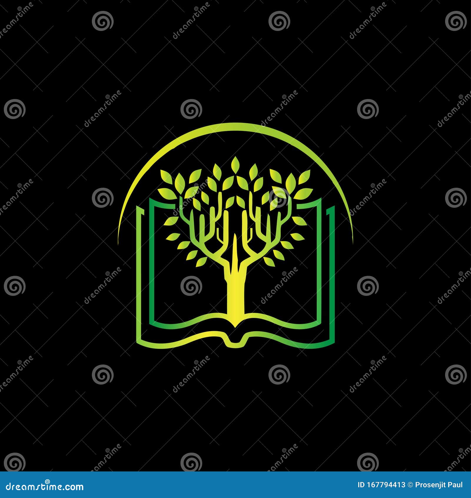 Tree Book Tech Company Logo Design Stock Vector - Illustration of ...