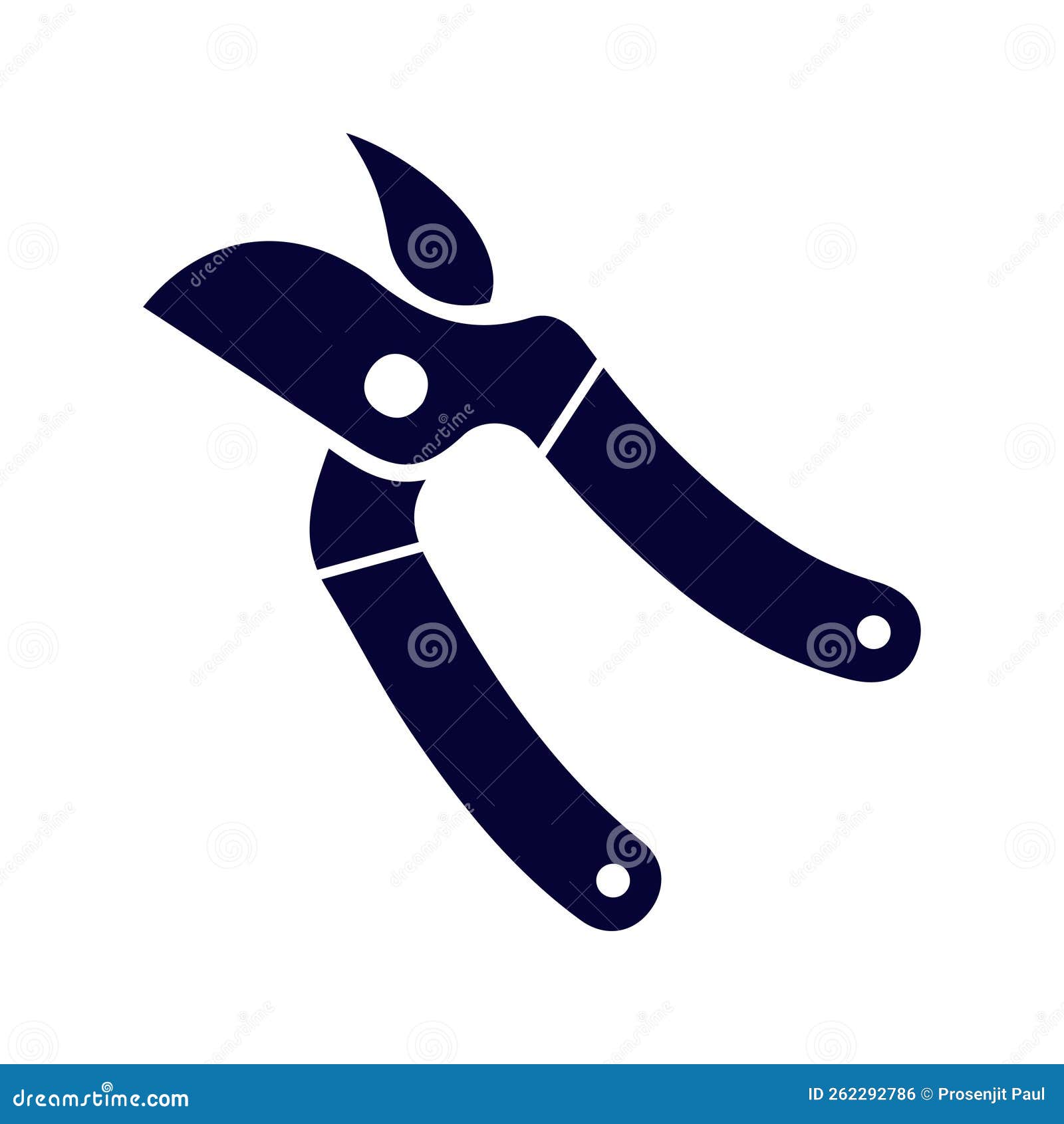Tree branch cutter icon stock vector. Illustration of tree - 262292786