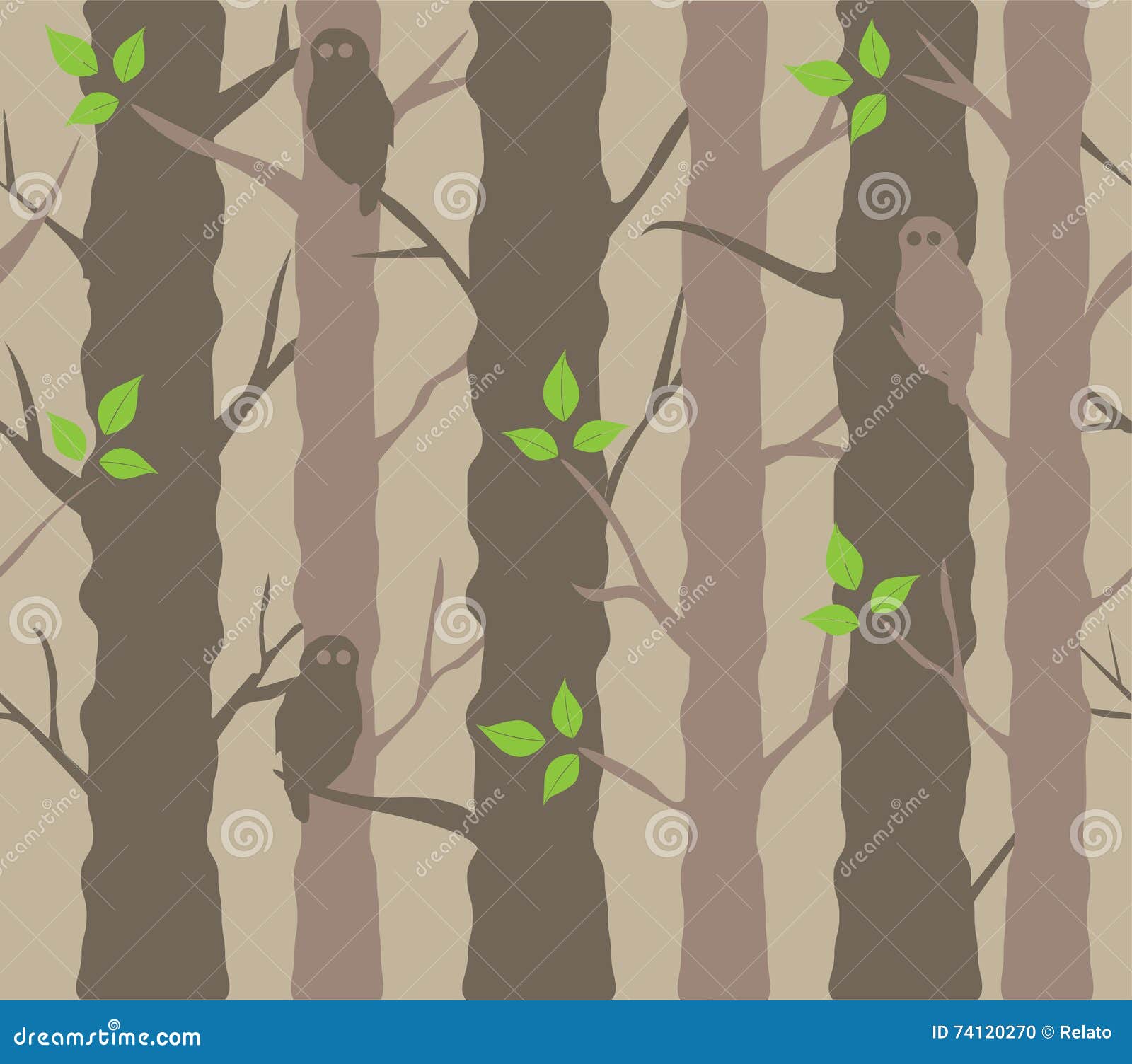 Trees Background stock vector. Illustration of season - 74120270