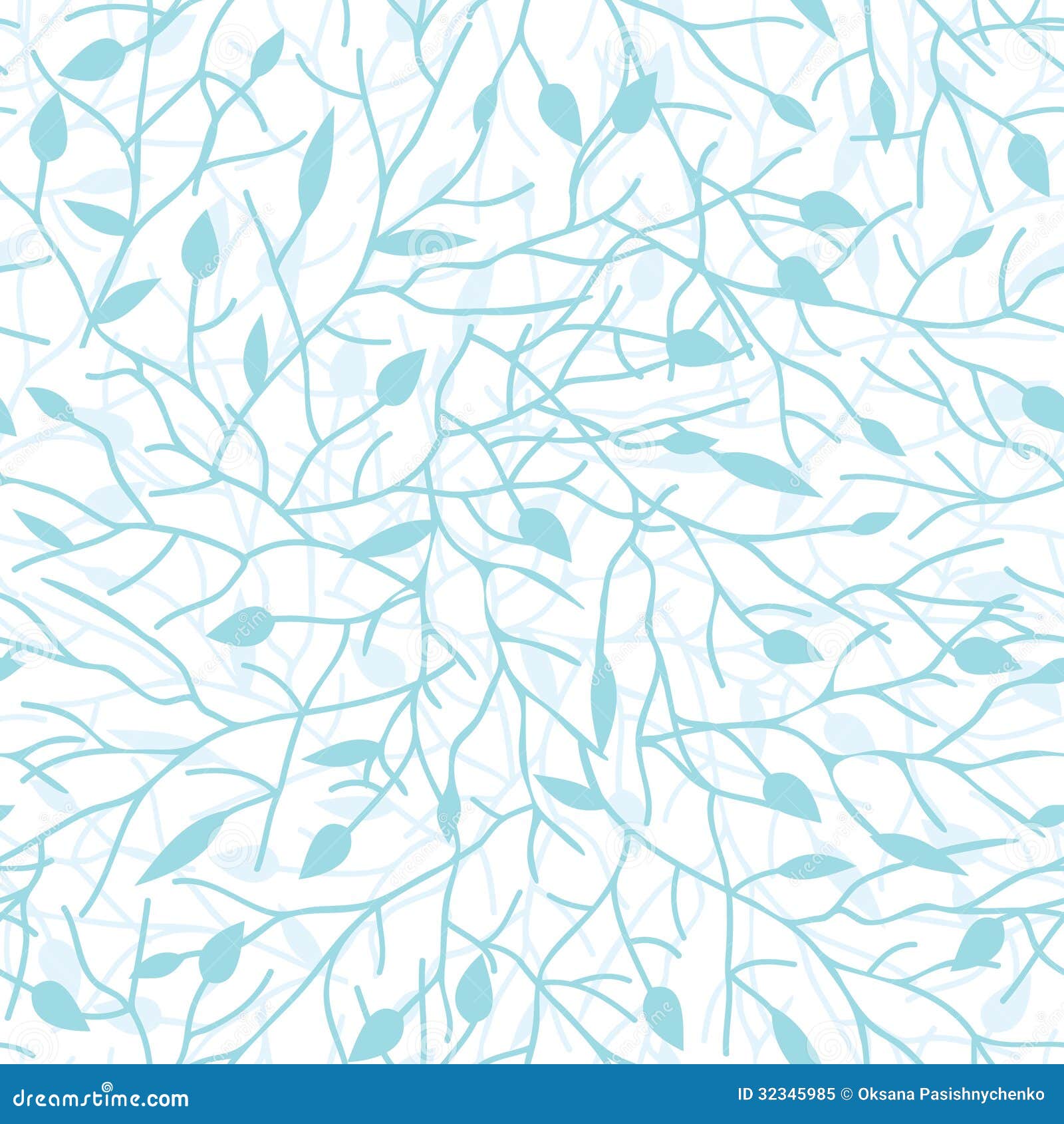 Tree Branches Seamless Pattern Background Stock Vector - Illustration ...