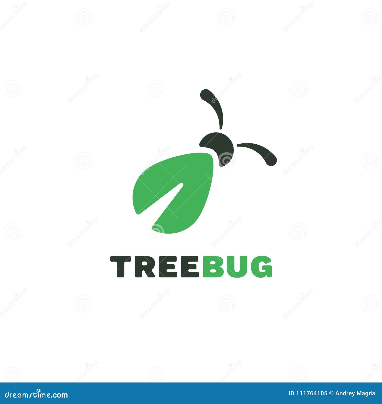 Green Insect With Big Eyes And Fangs, Doodle Icon Drawing Cartoon ...