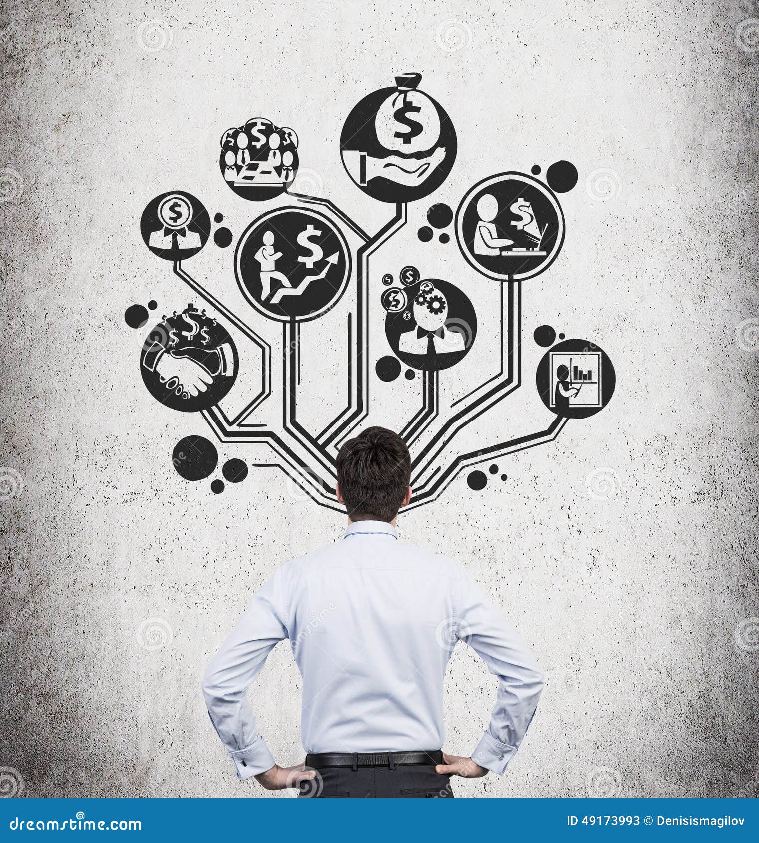 Tree business plan stock image. Image of aspirations - 49173993