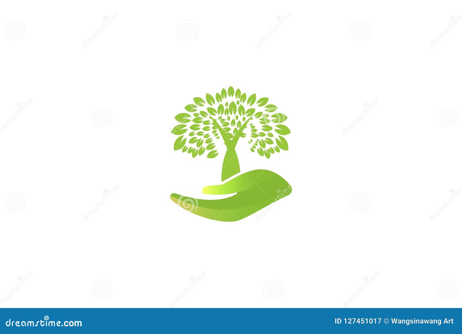 Tree Care Logo Designs Inspiration Isolated on White Background. Stock ...