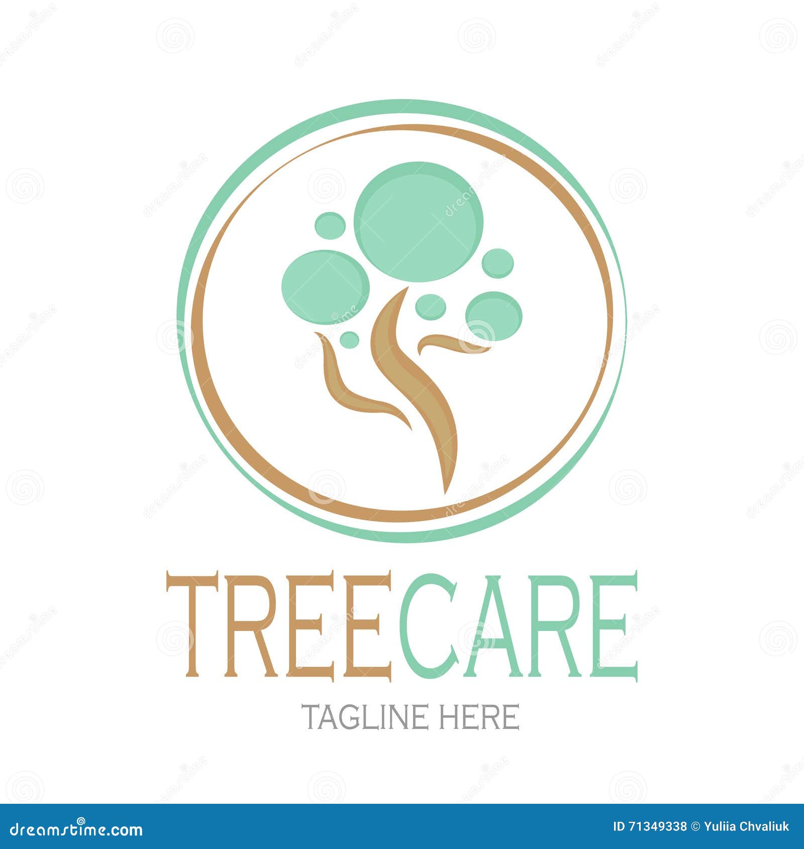 Tree Care Logotype Stock Vector Stock Vector - Illustration of ...