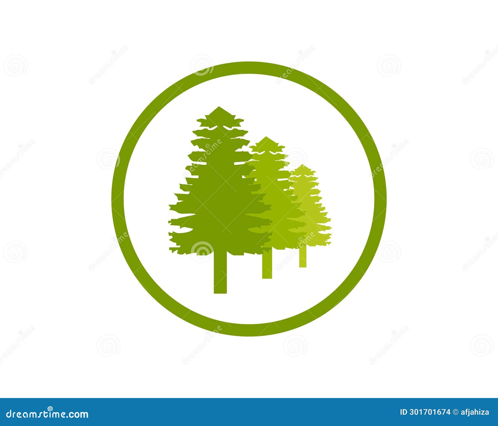 Tree Circle 1 Logo Icon Template Stock Vector - Illustration of garden ...