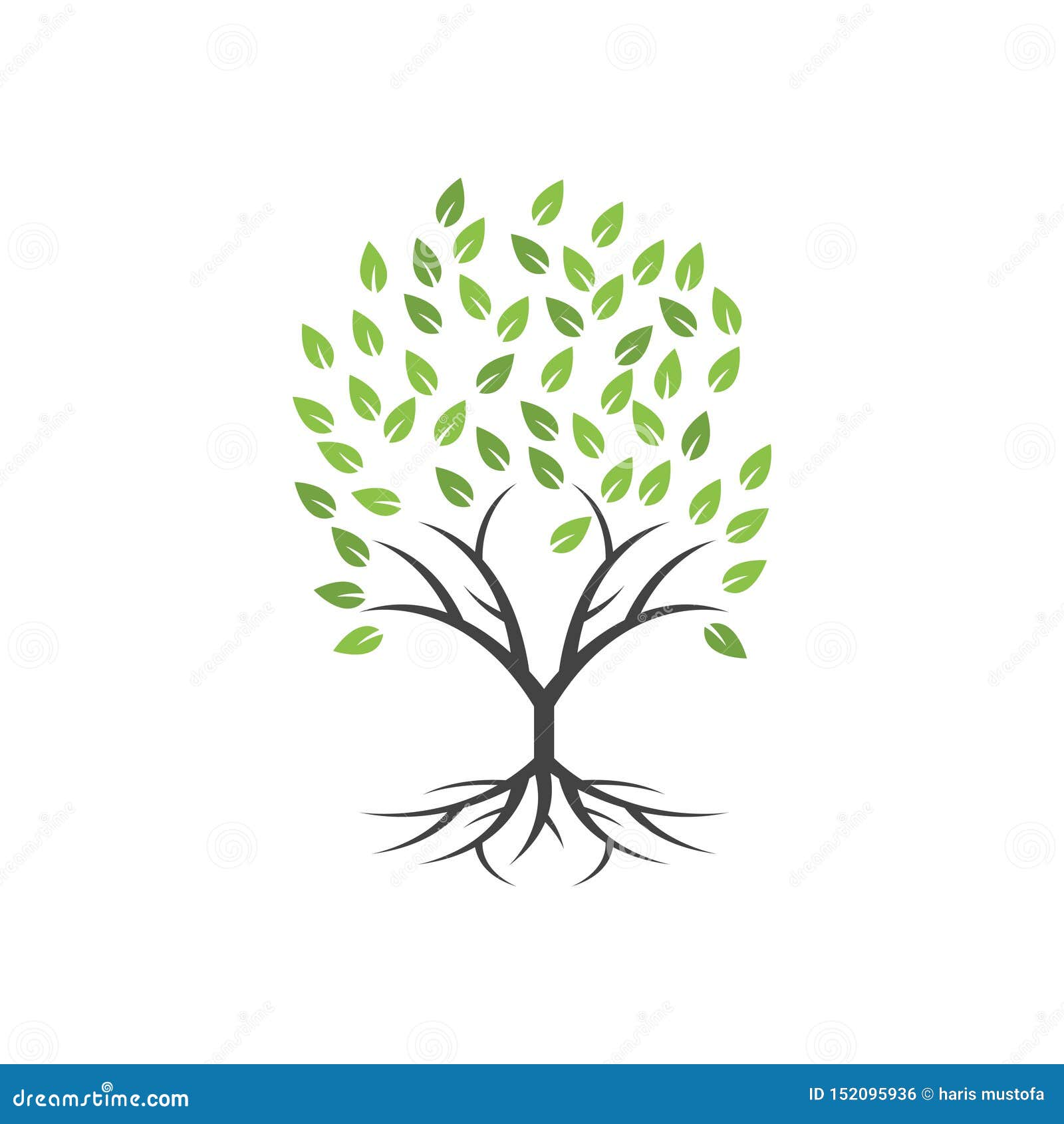 Tree Clip Art Graphic Design Template Vector Isolated Stock Vector ...