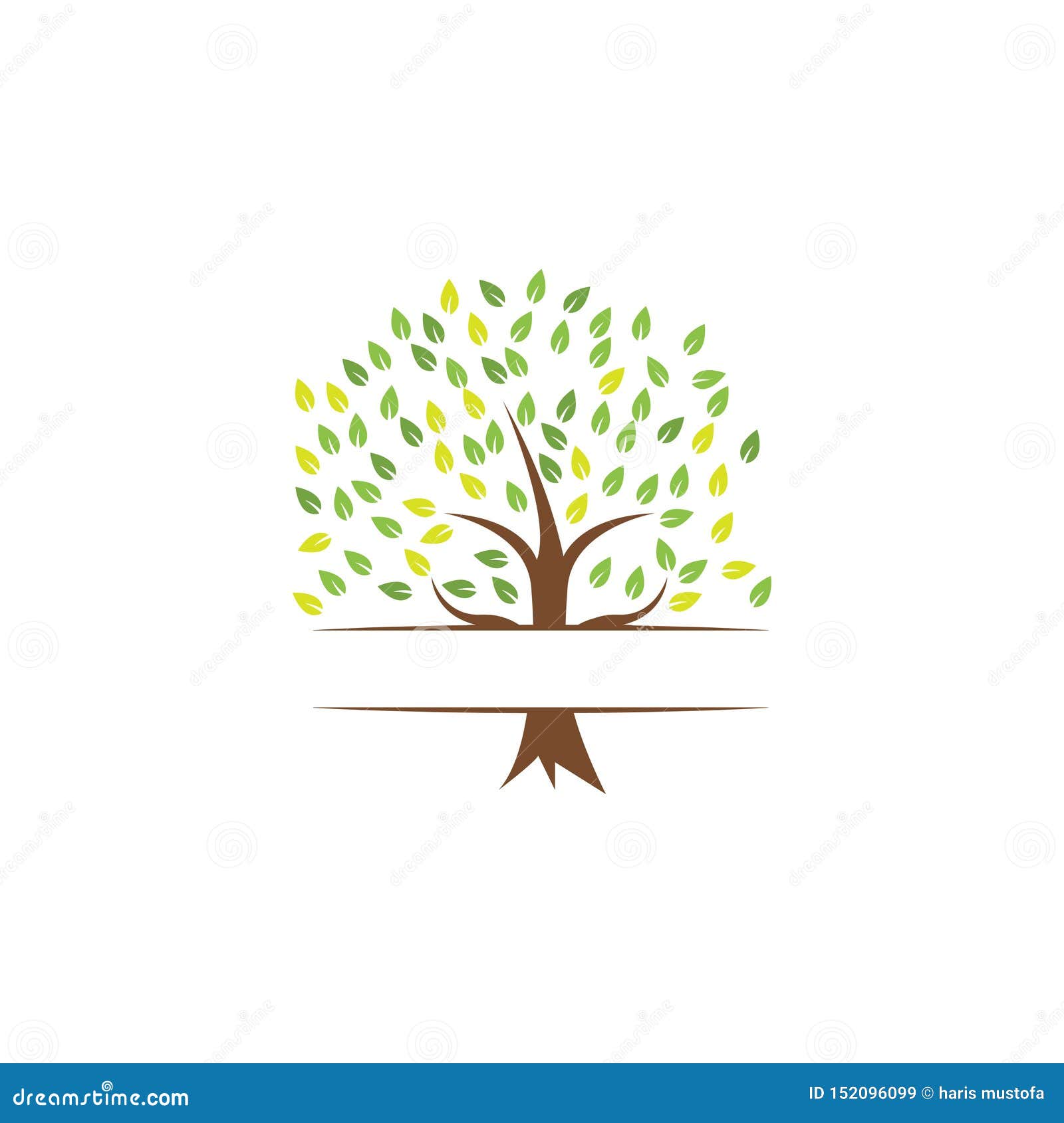 Tree Clip Art Graphic Design Template Vector Isolated Stock Vector ...