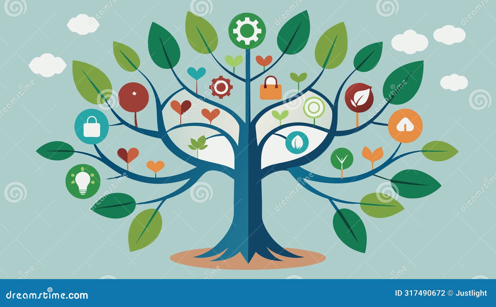 A Tree with a Complex Network of Interwoven Branches and Vines ...