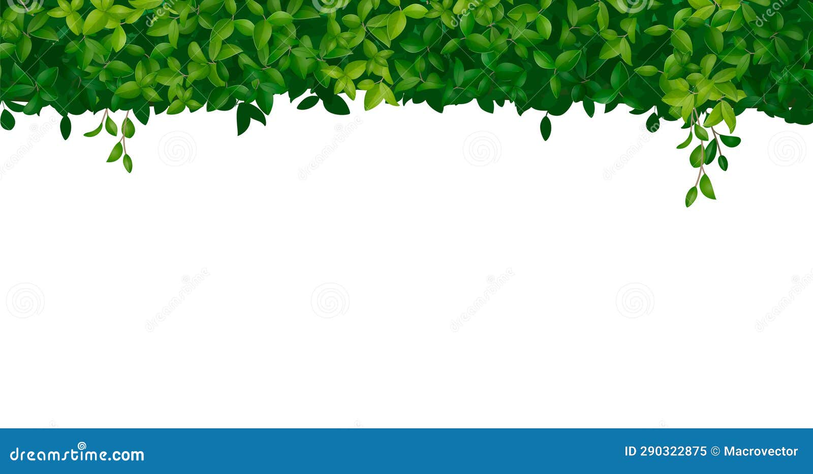 Tree Crown Realistic Background Stock Illustration - Illustration of ...