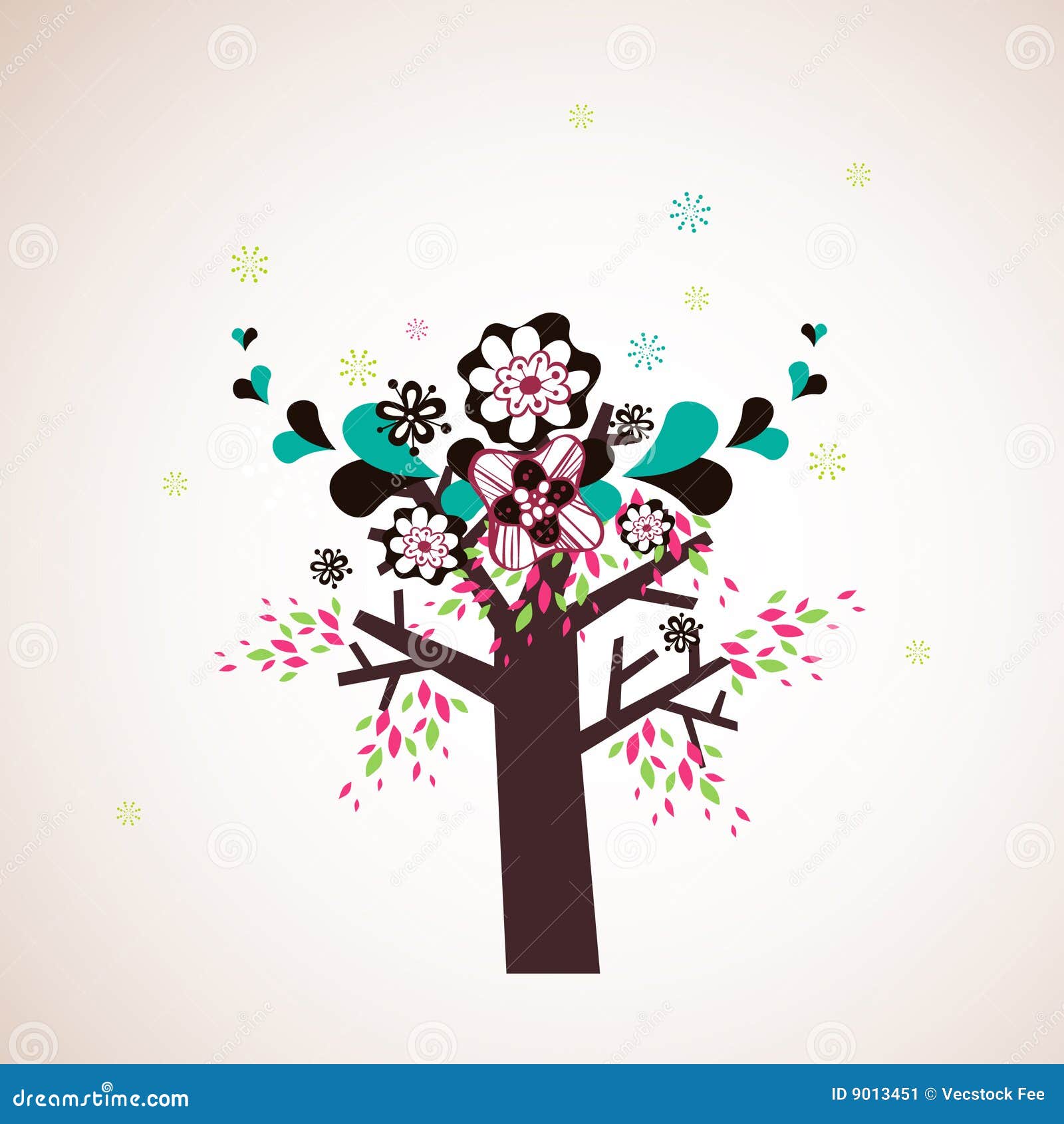 Tree design stock vector. Illustration of nature, drawing - 9013451