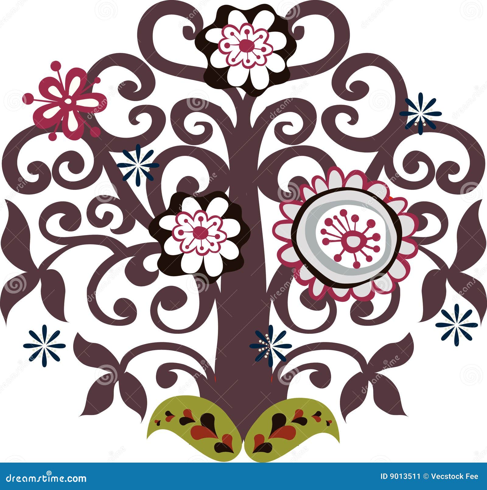 Tree design stock illustration. Illustration of branch - 9013511