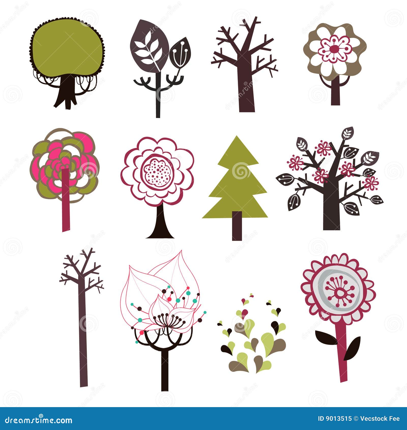 Tree design stock illustration. Illustration of growth - 9013515