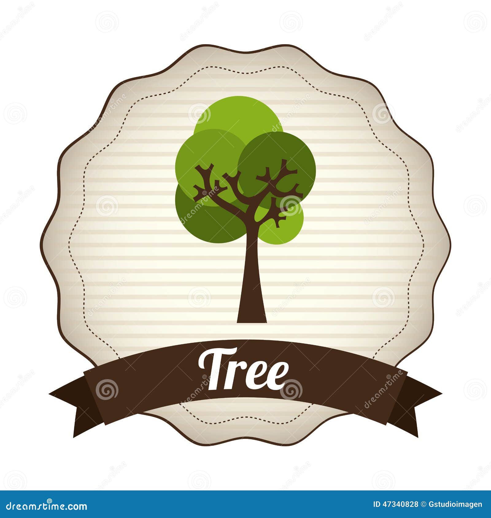 Tree design stock vector. Illustration of frame, graphic - 47340828