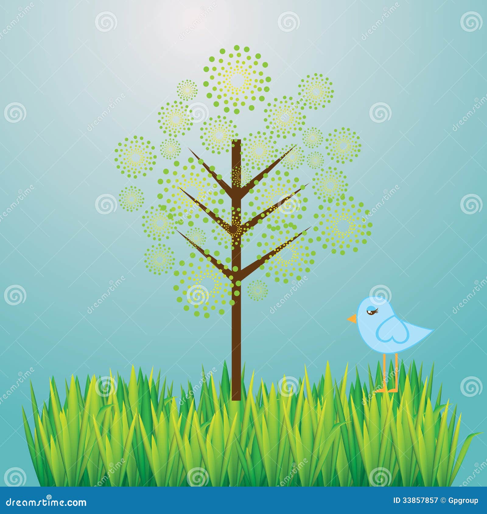 Tree design stock vector. Illustration of rustic, icon - 33857857