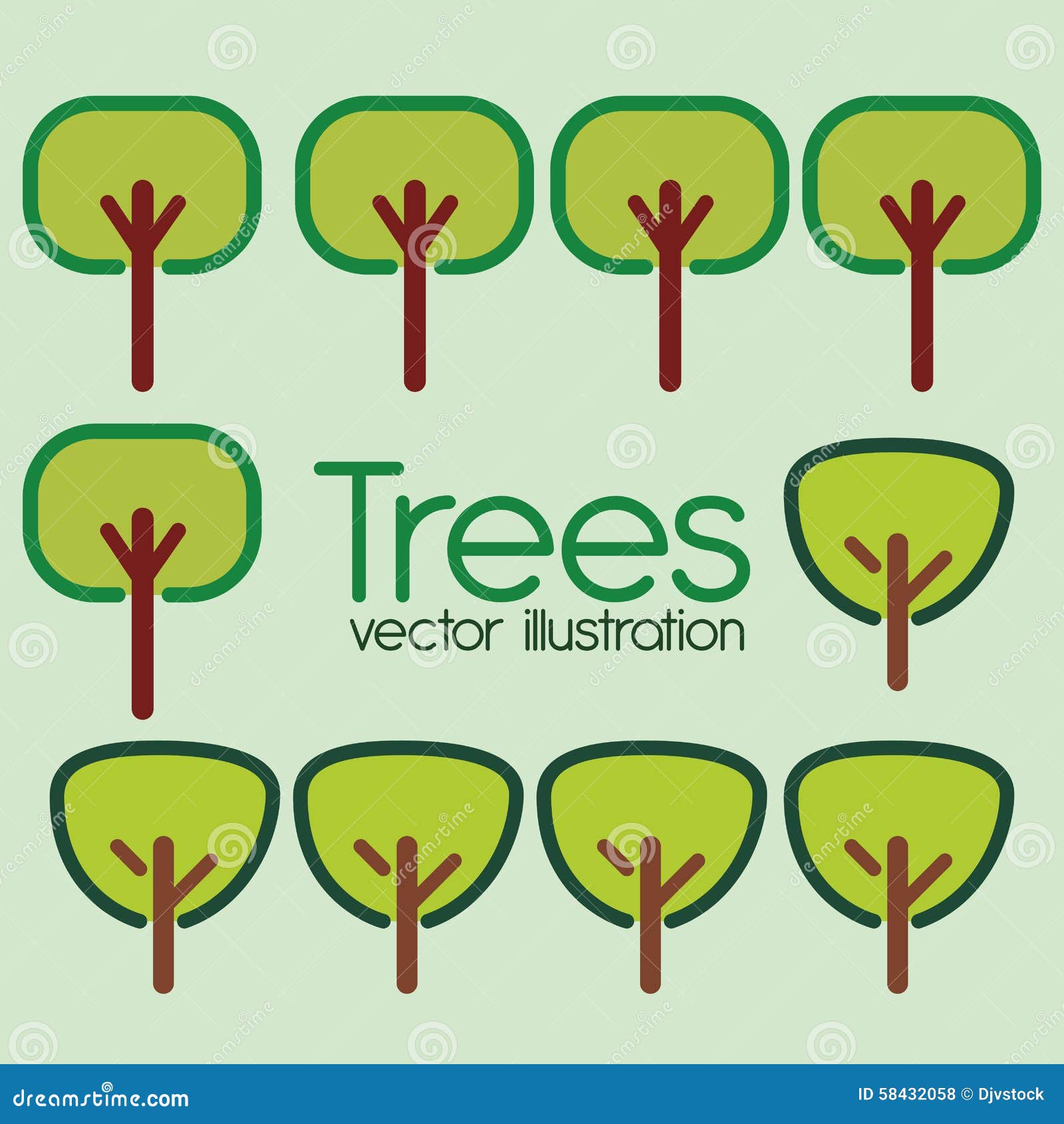 Tree design stock vector. Illustration of background - 58432058