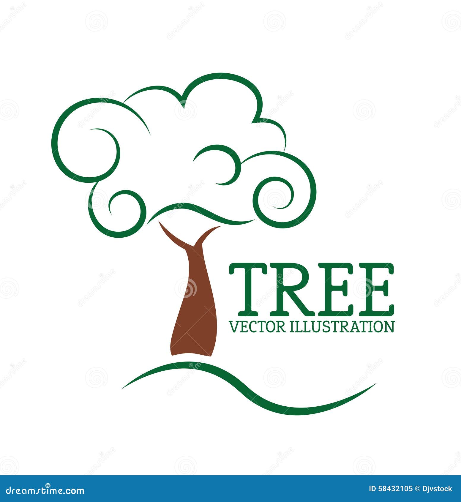 Tree design stock vector. Illustration of background - 58432105