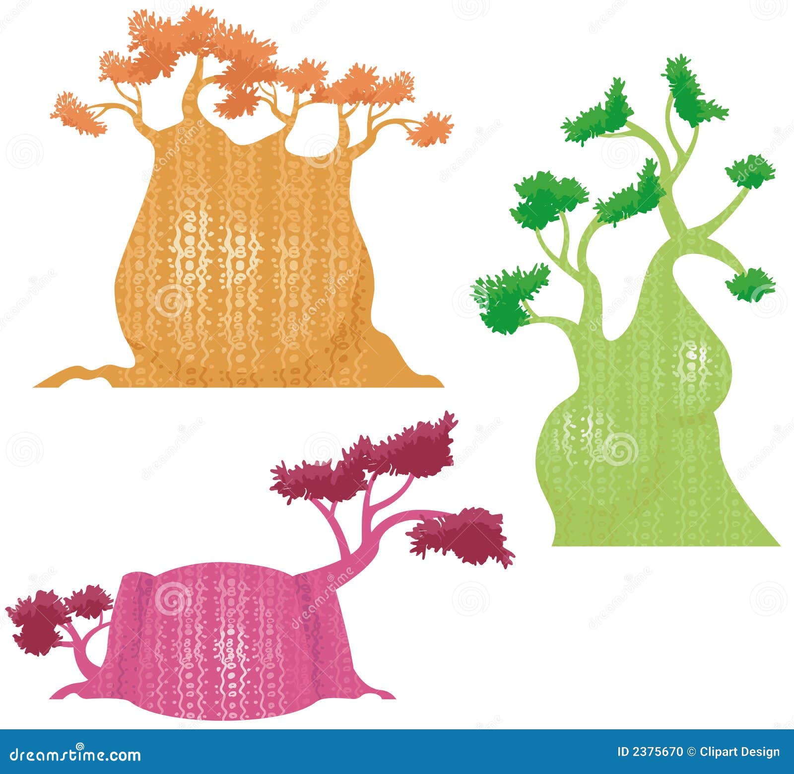 Tree design series stock vector. Illustration of life - 2375670