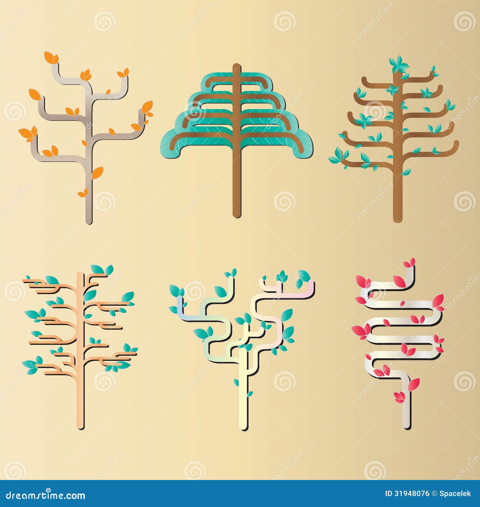 Tree design 4 stock vector. Illustration of clipart, logo - 31948076
