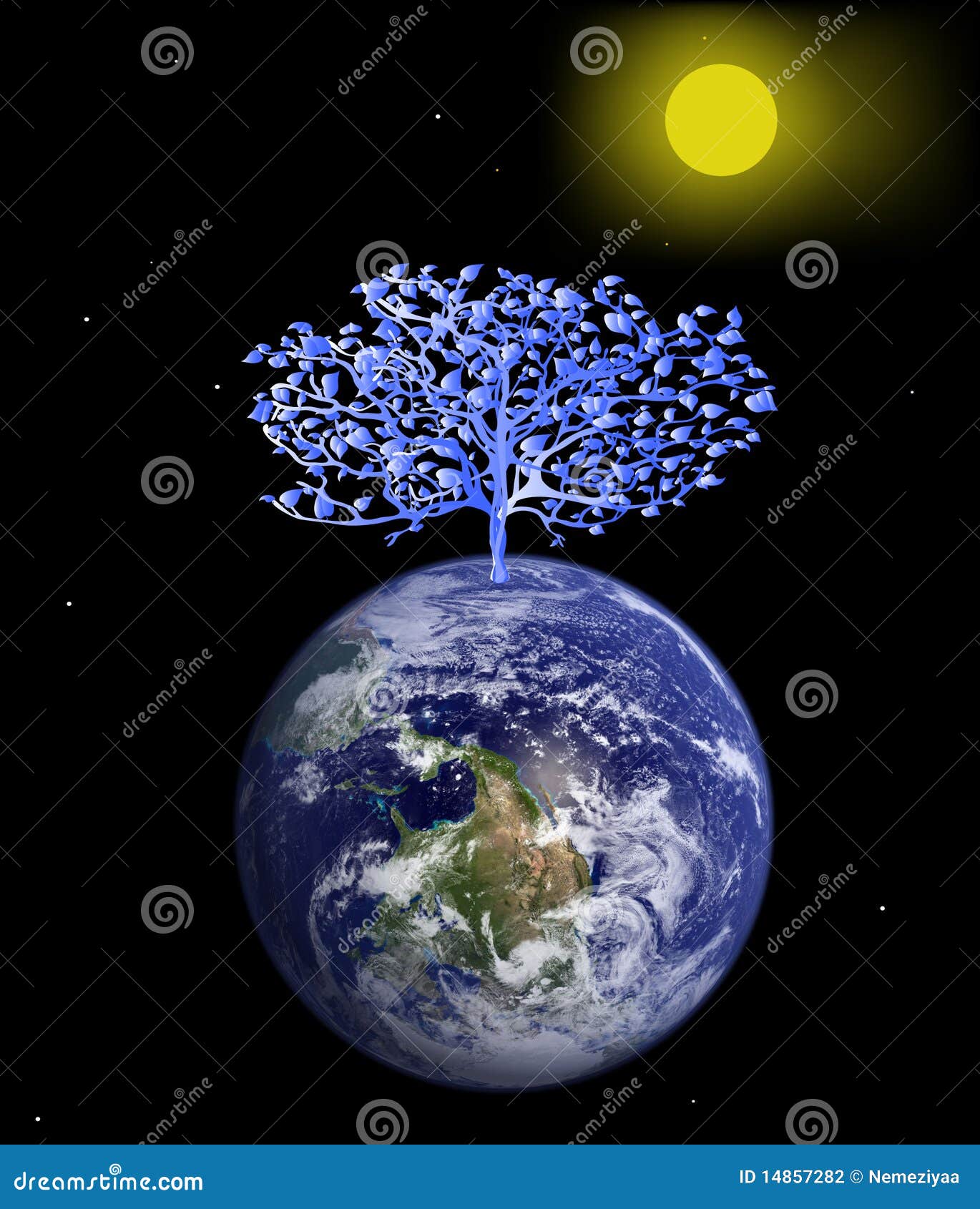Tree On The Earth. Picture Image: 14857282