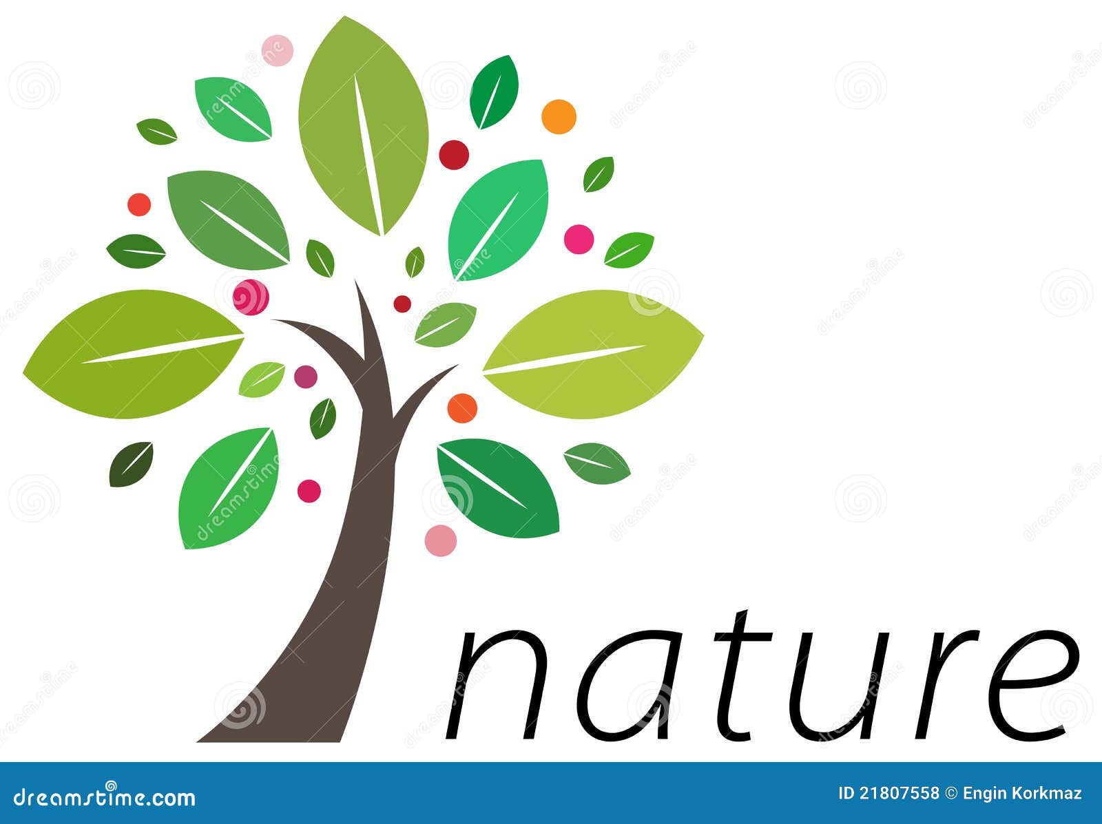 Tree Emblem stock vector. Illustration of elegant, element - 21807558