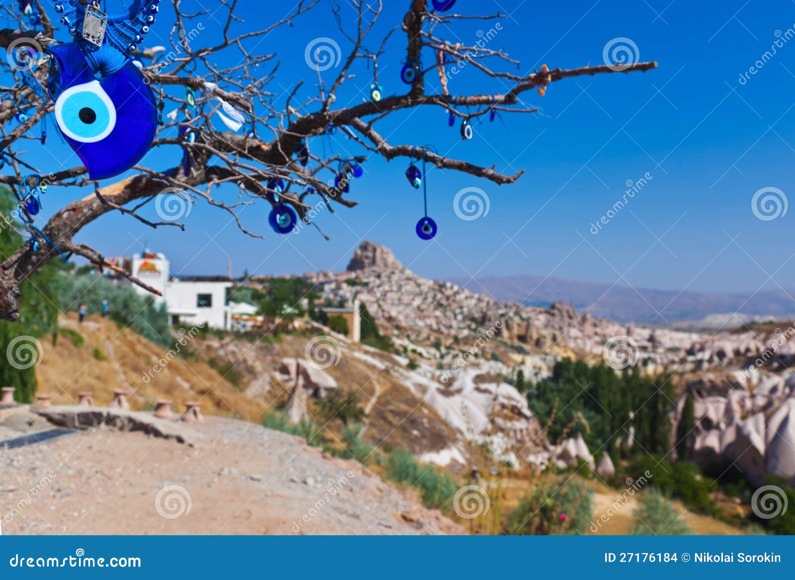 Tree And Evil Eye Amulet In Cappadocia Turkey Royalty-Free Stock Photo ...