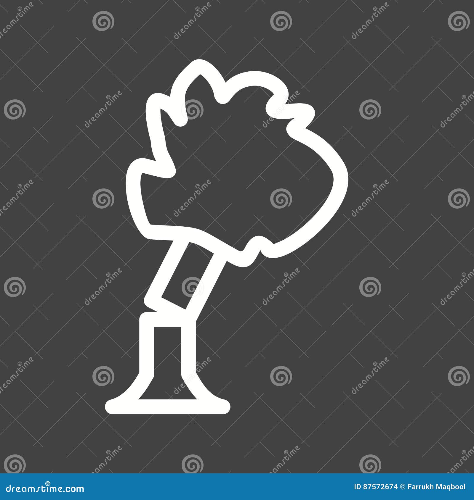 Tree Falling stock vector. Illustration of broken, weather - 87572674
