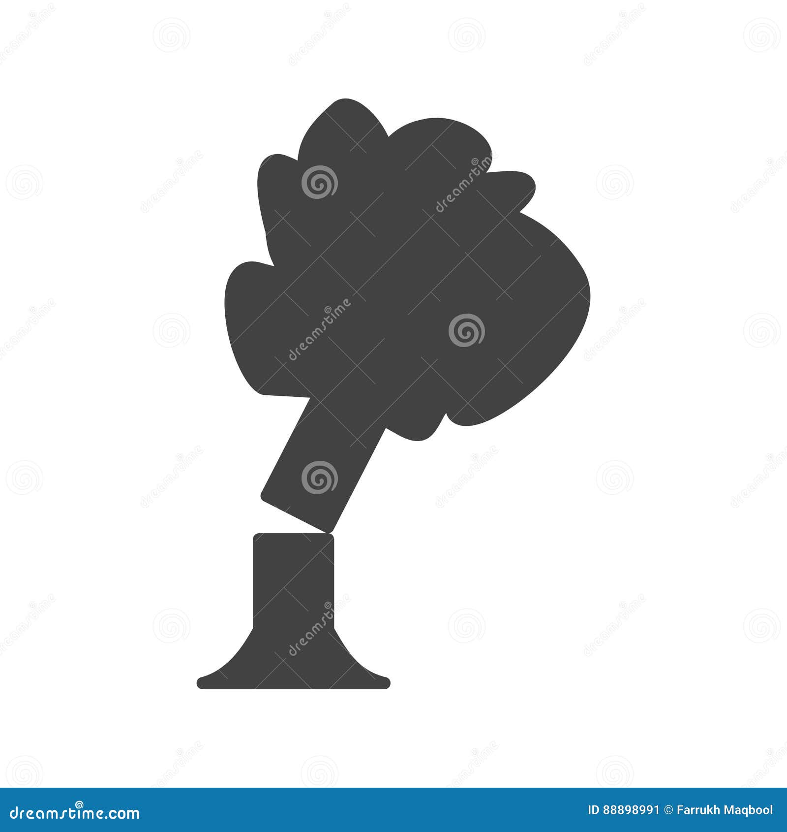 Tree Falling stock vector. Illustration of house, weather - 88898991