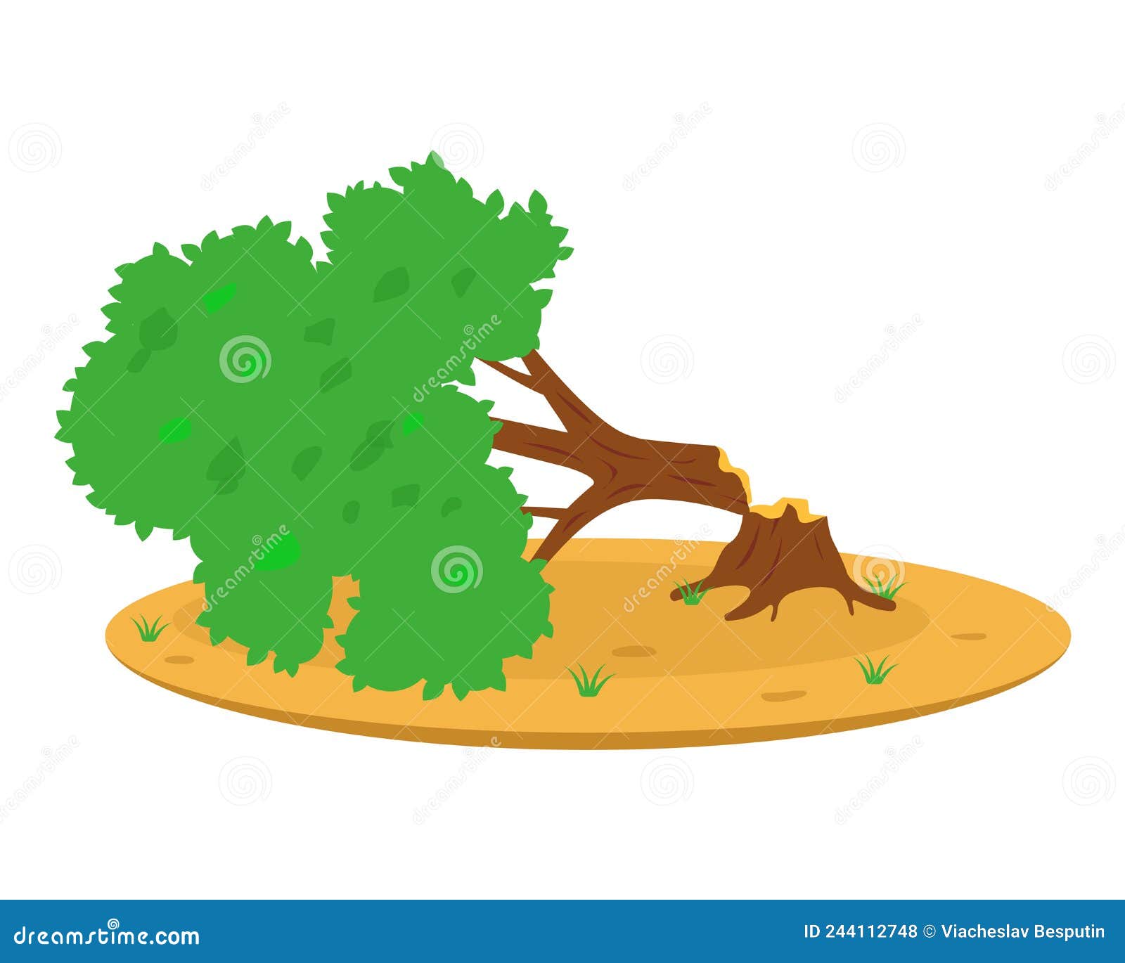 Tumbled Blocks Of Wood On Ground Royalty-Free Stock Image ...