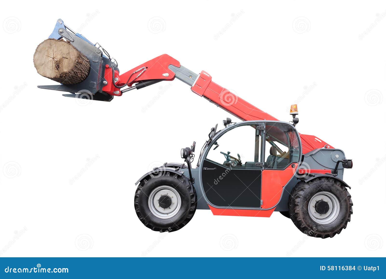 Tree-felling machine stock photo. Image of forest, felling - 58116384