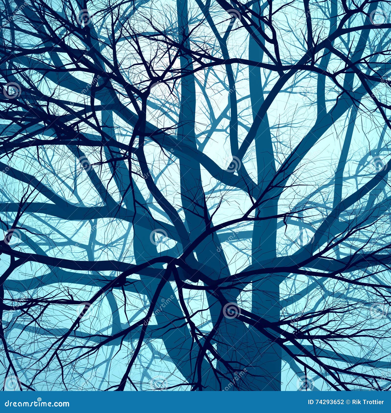 Tree branch abstract stock illustration. Illustration of maple - 74293652