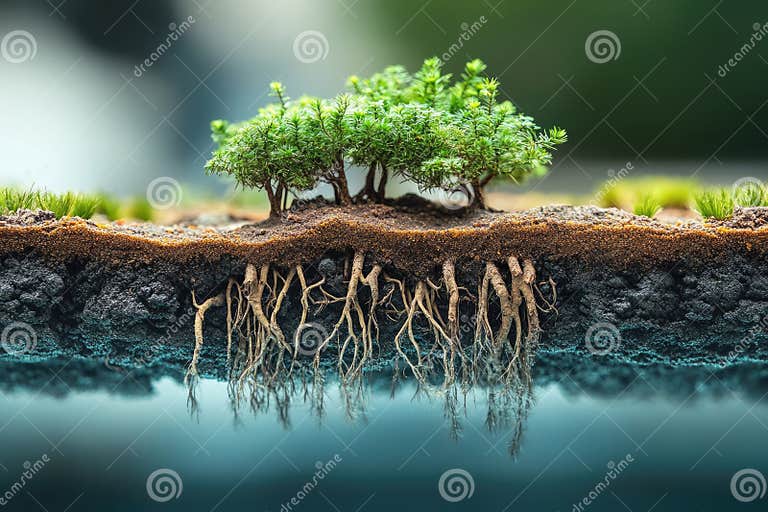 Tree Foundations - Elaborate Subterranean Network, Maximizing Moisture ...