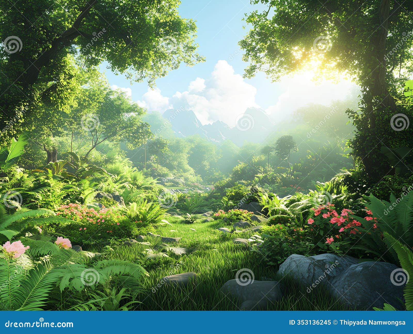 Tree Foundations - Elaborate Subterranean Network. Stock Image - Image ...