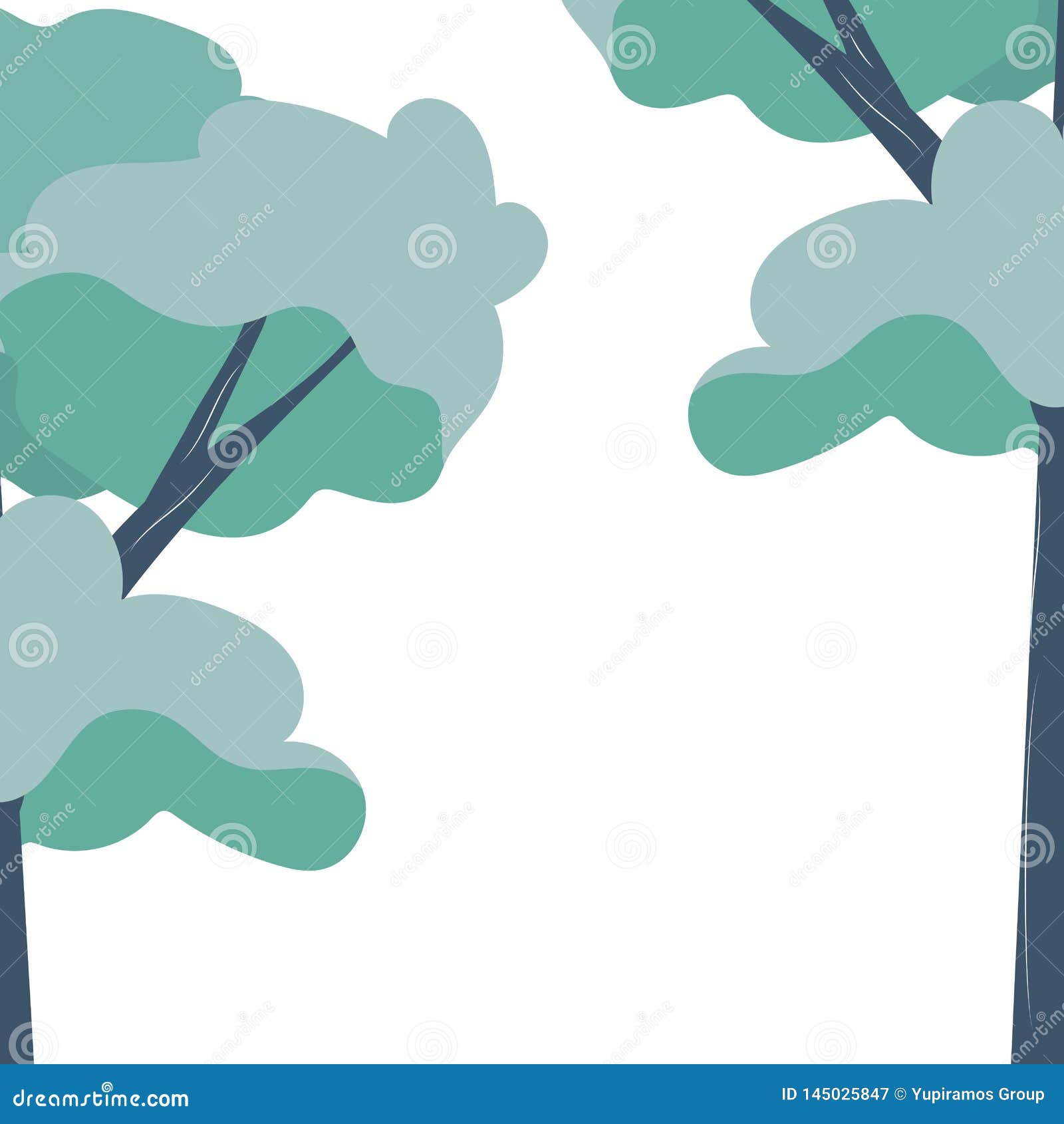 Tree frame icon stock vector. Illustration of vector - 145025847