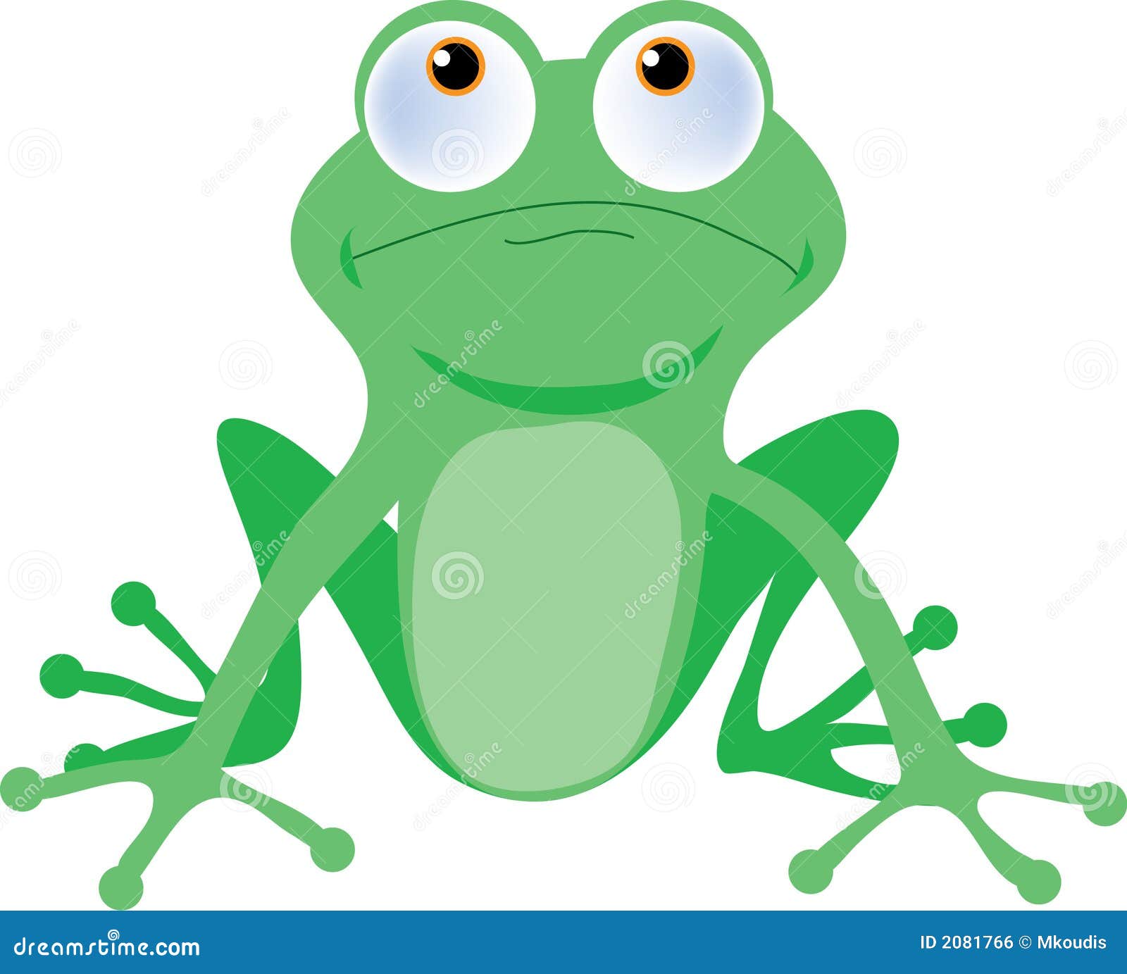 Tree Frog Cartoon Vector | CartoonDealer.com #27051129