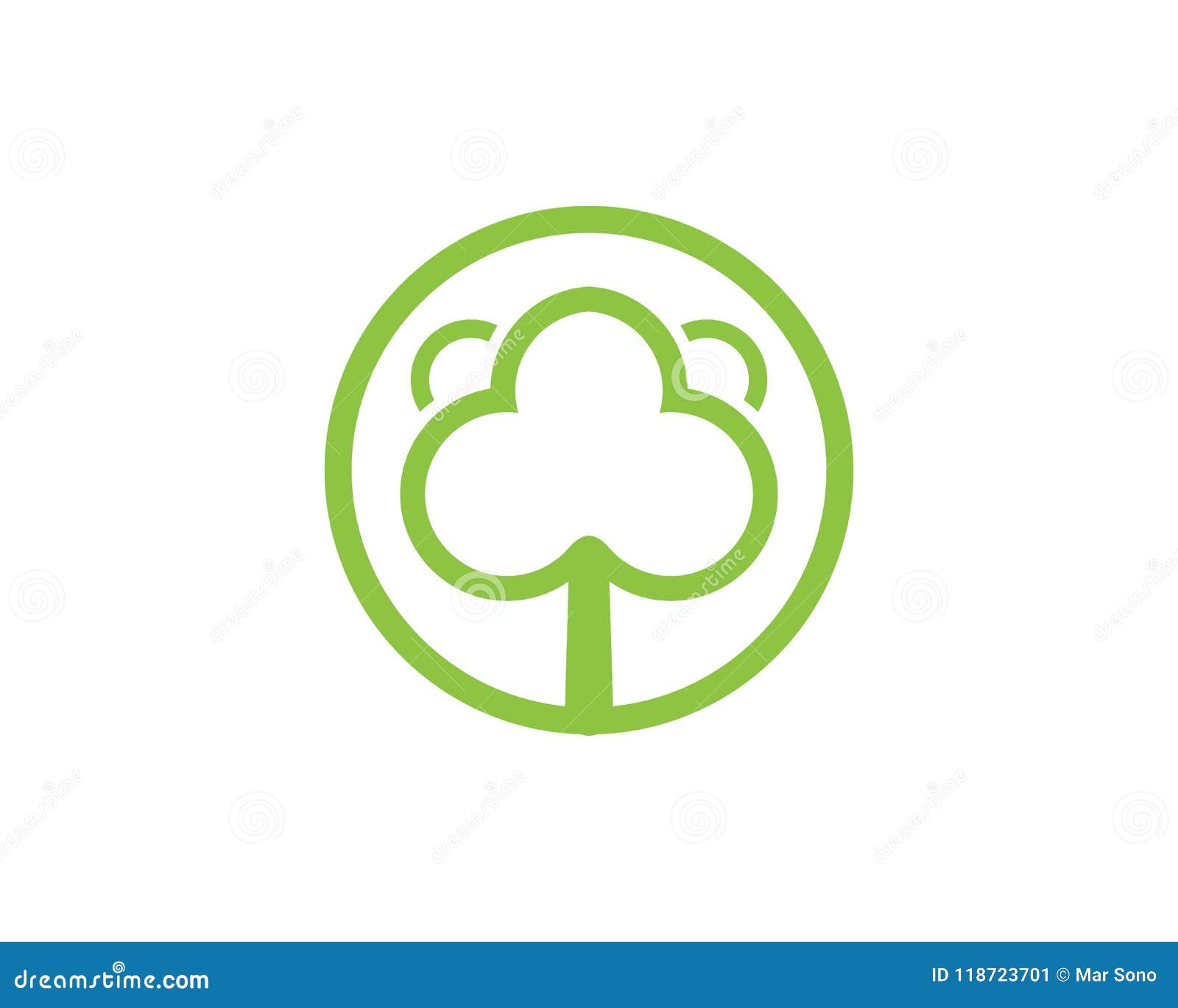 Tree Identity Card Logo Vector | CartoonDealer.com #189941356