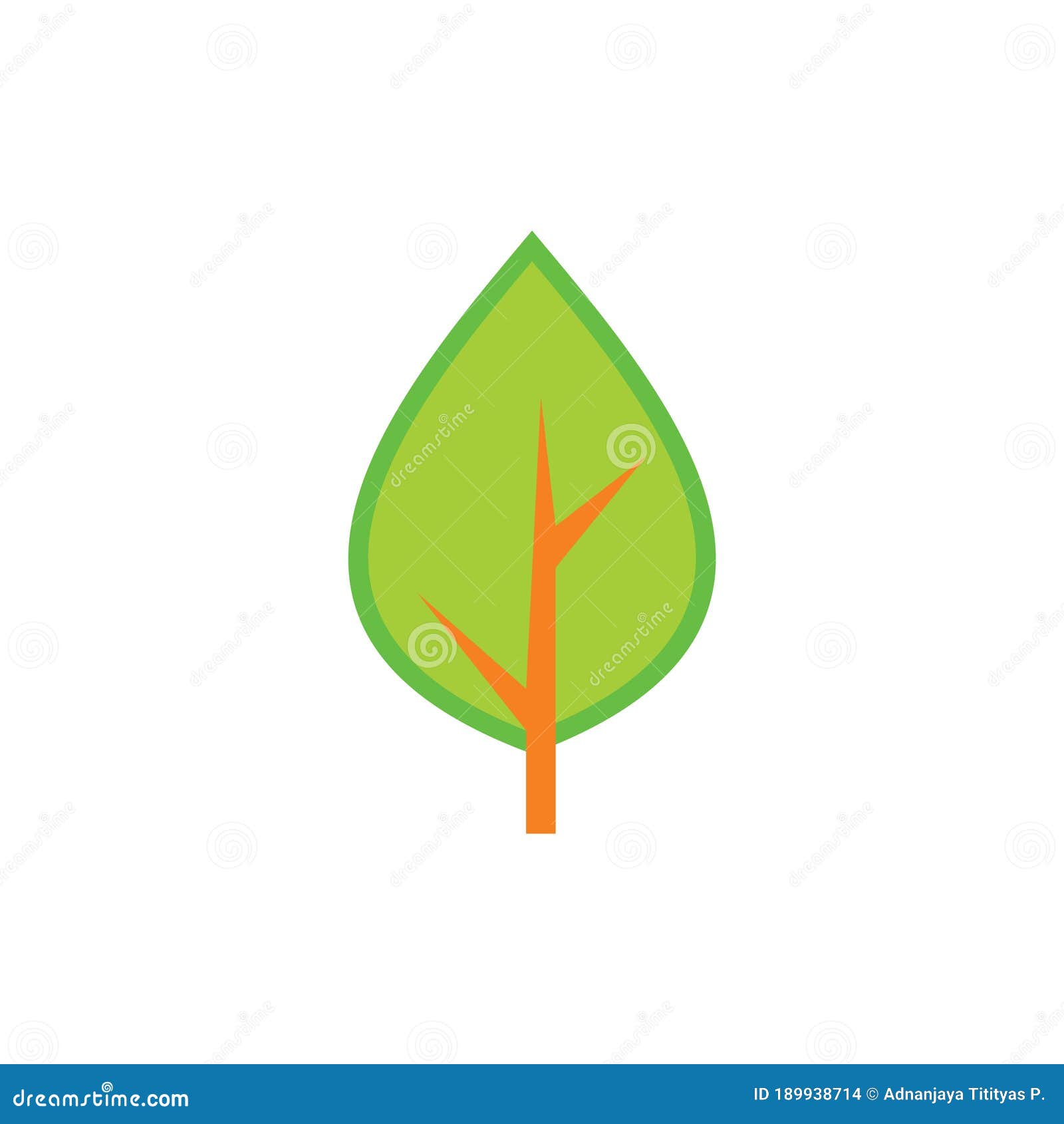 Tree Green Simple Geometric Symbol Vector Stock Vector - Illustration ...