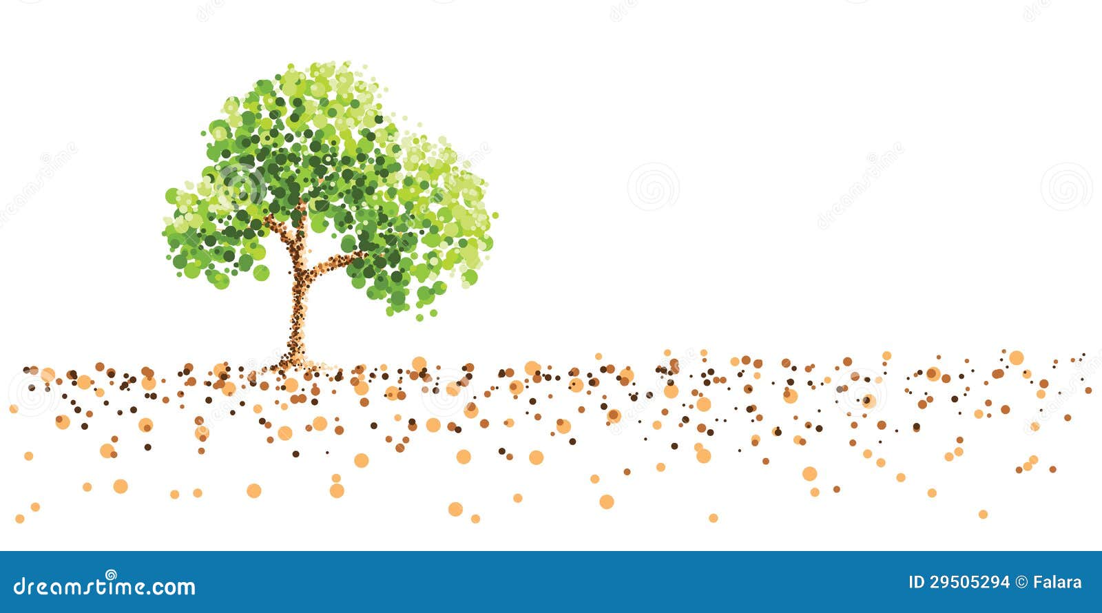 Tree and ground stock vector. Illustration of ground - 29505294