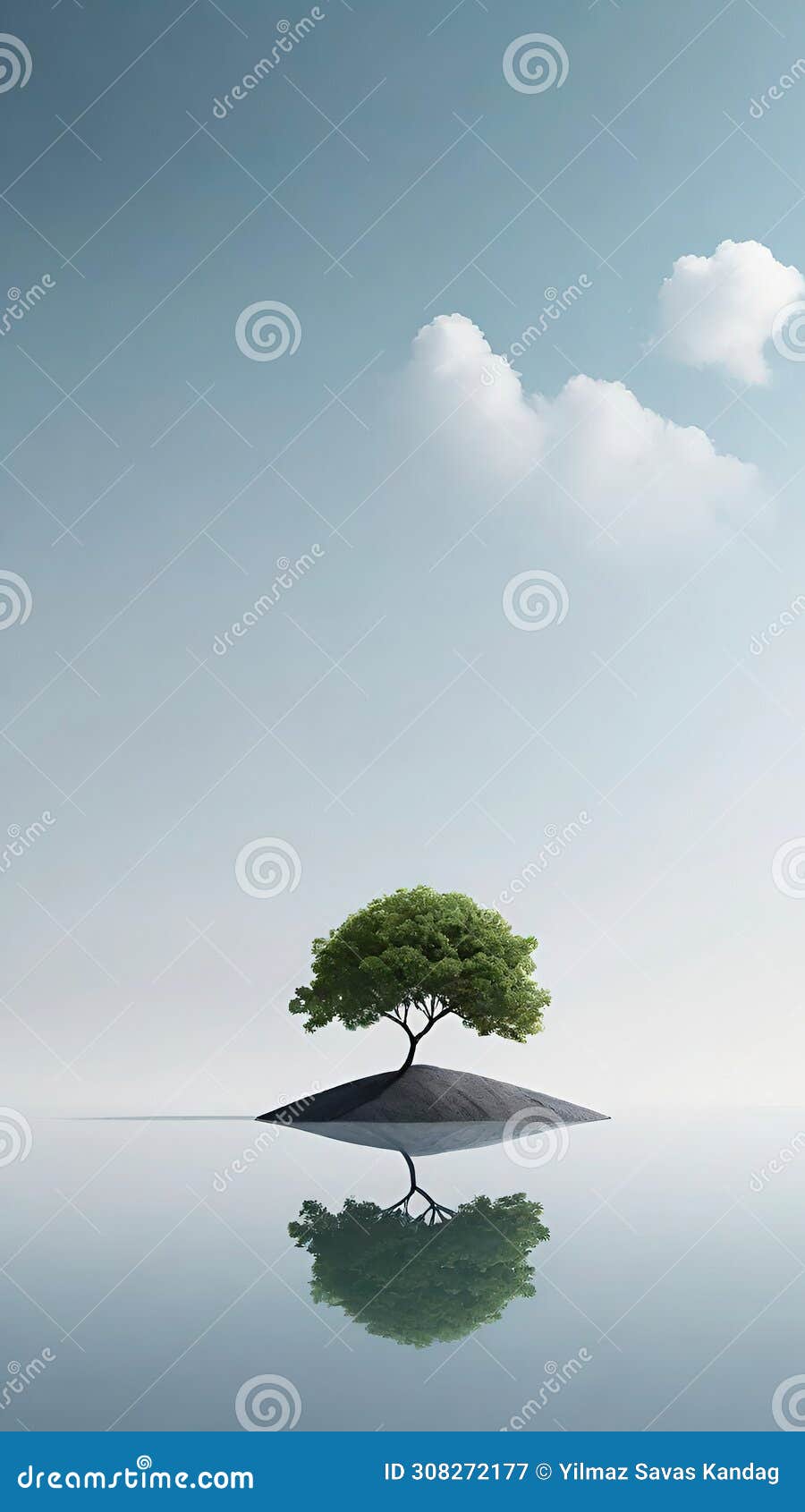 Nature Concept.Tree in the Ground As a Symbol of Nature Stock ...