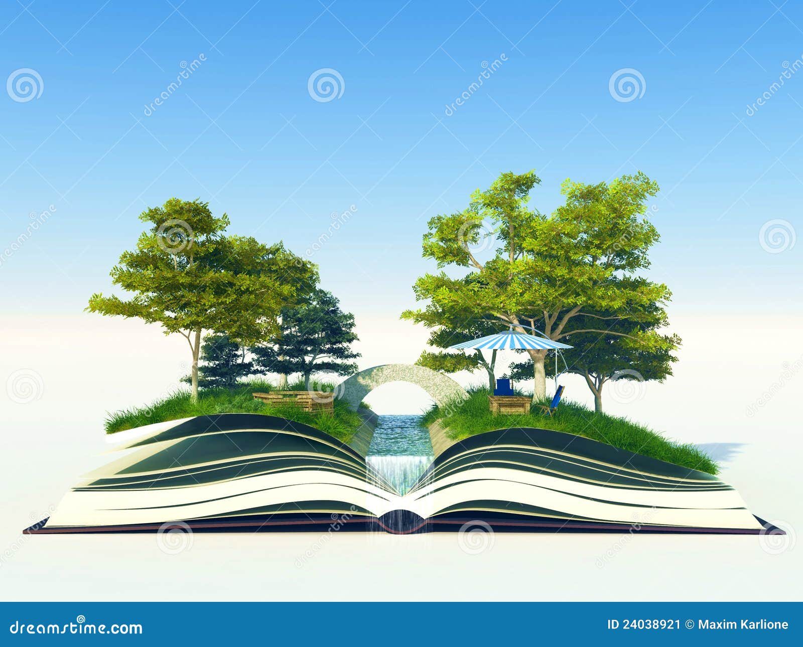 Tree growing from a book stock image. Image of cover - 24038921