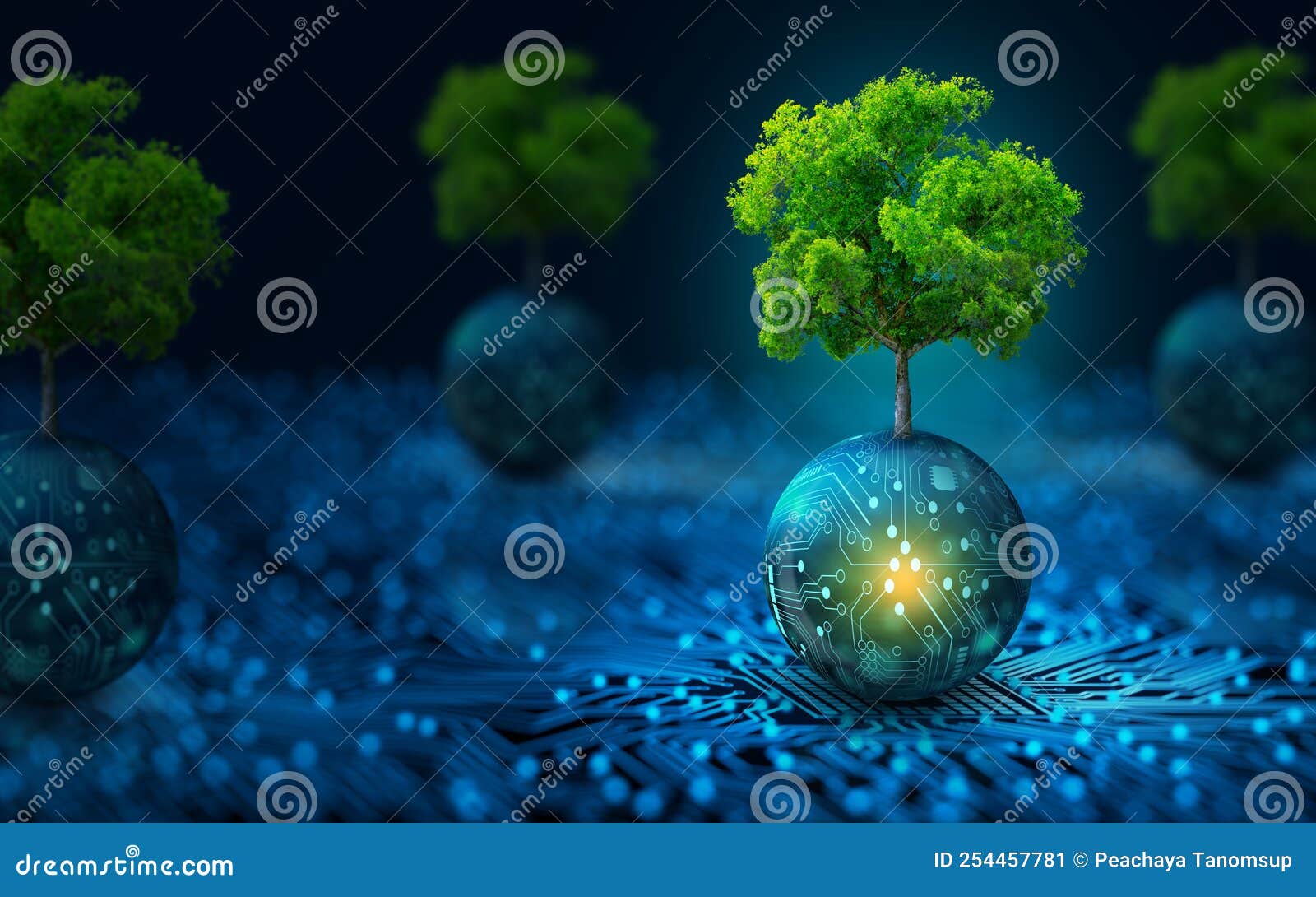 Green Computing, Green Technology, Green it, Csr, and it Ethics Concept ...