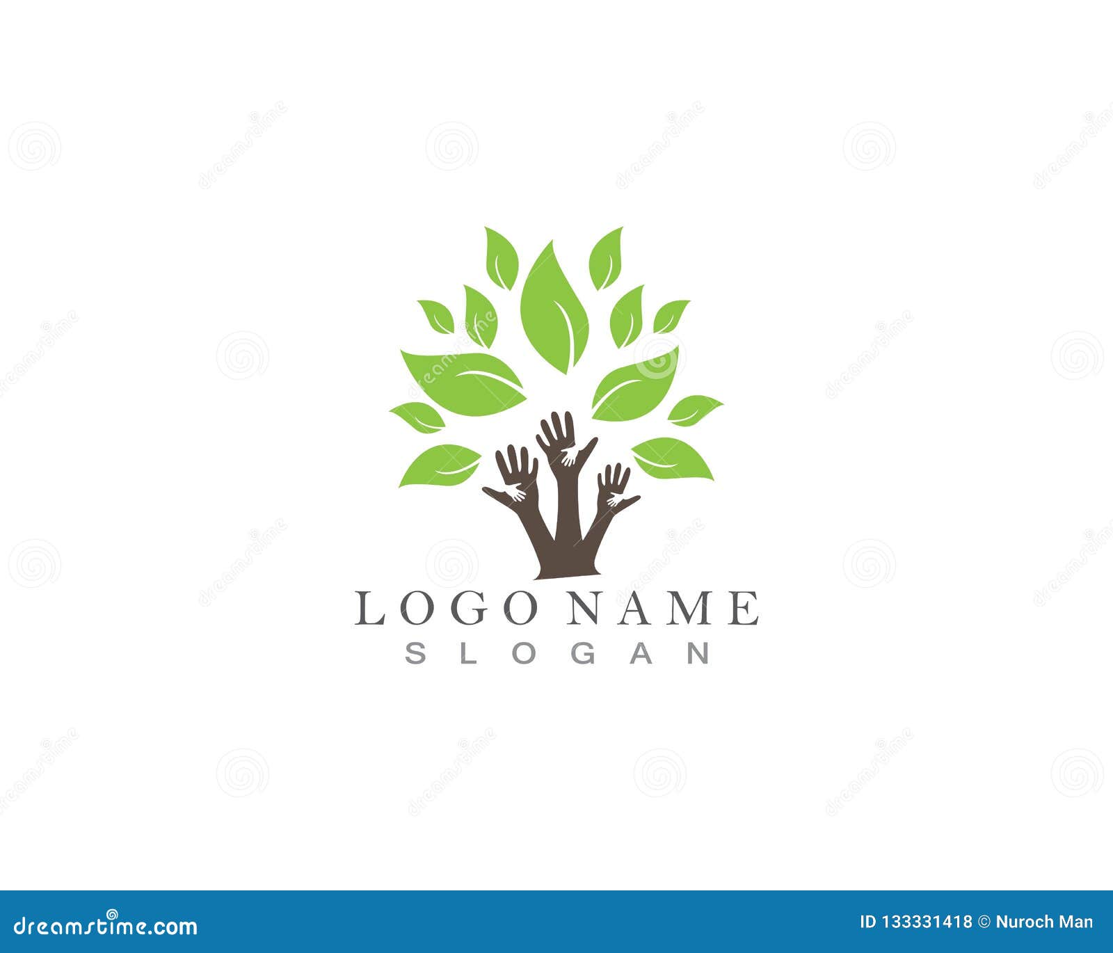 Tree hands logo stock vector. Illustration of celebration - 133331418